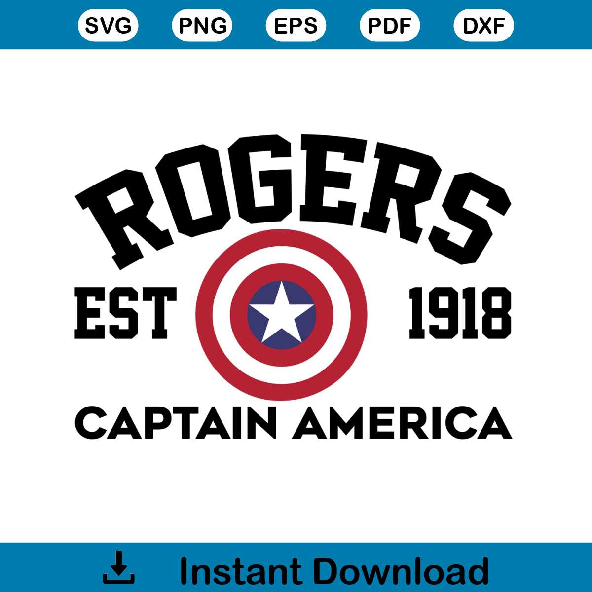 Barnes And Rogers SVG Captain America SVG Cricut For Files D | Inspire ...