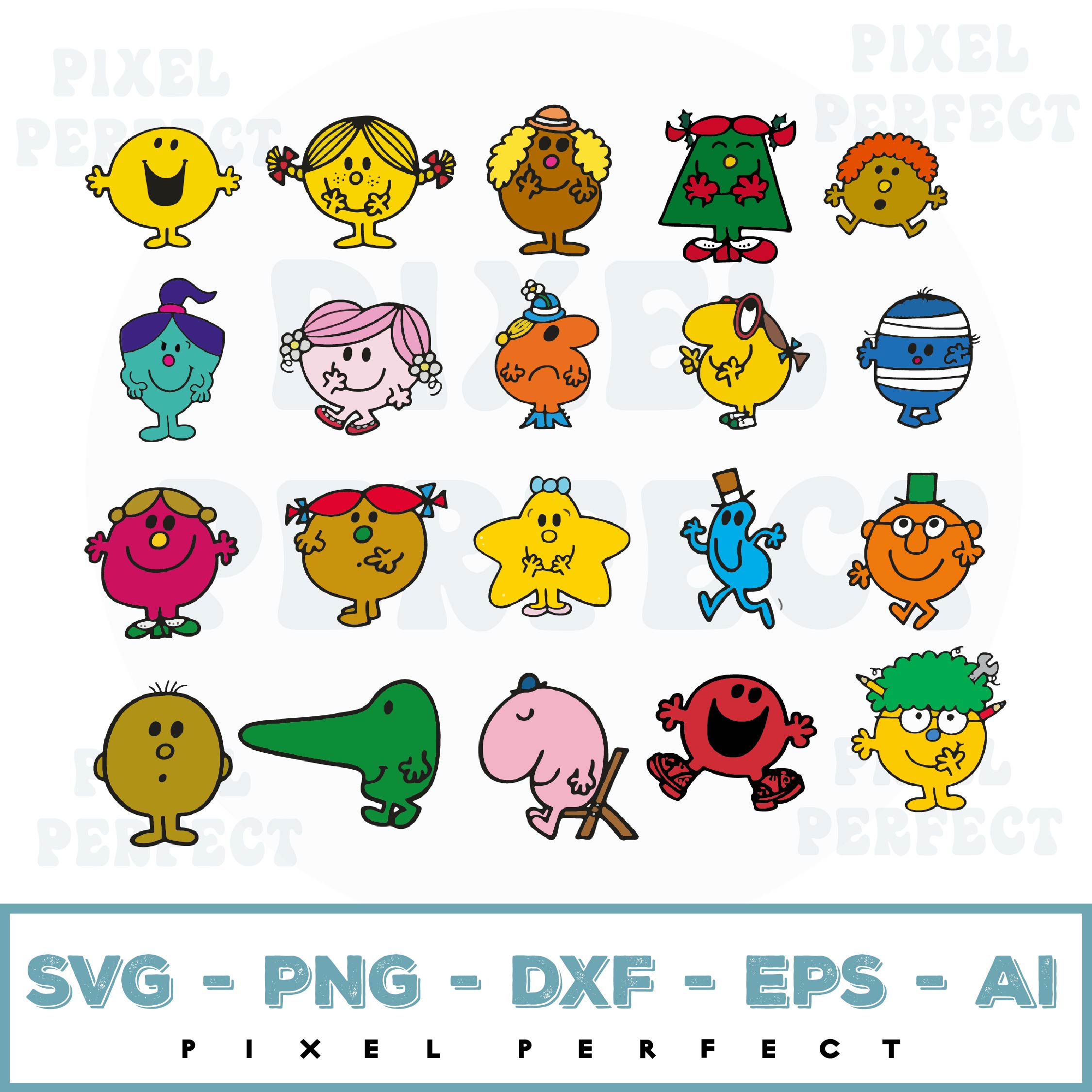 Bundle Funny Cartoon Svg, Funny Sublimation Designs, Little | Inspire ...