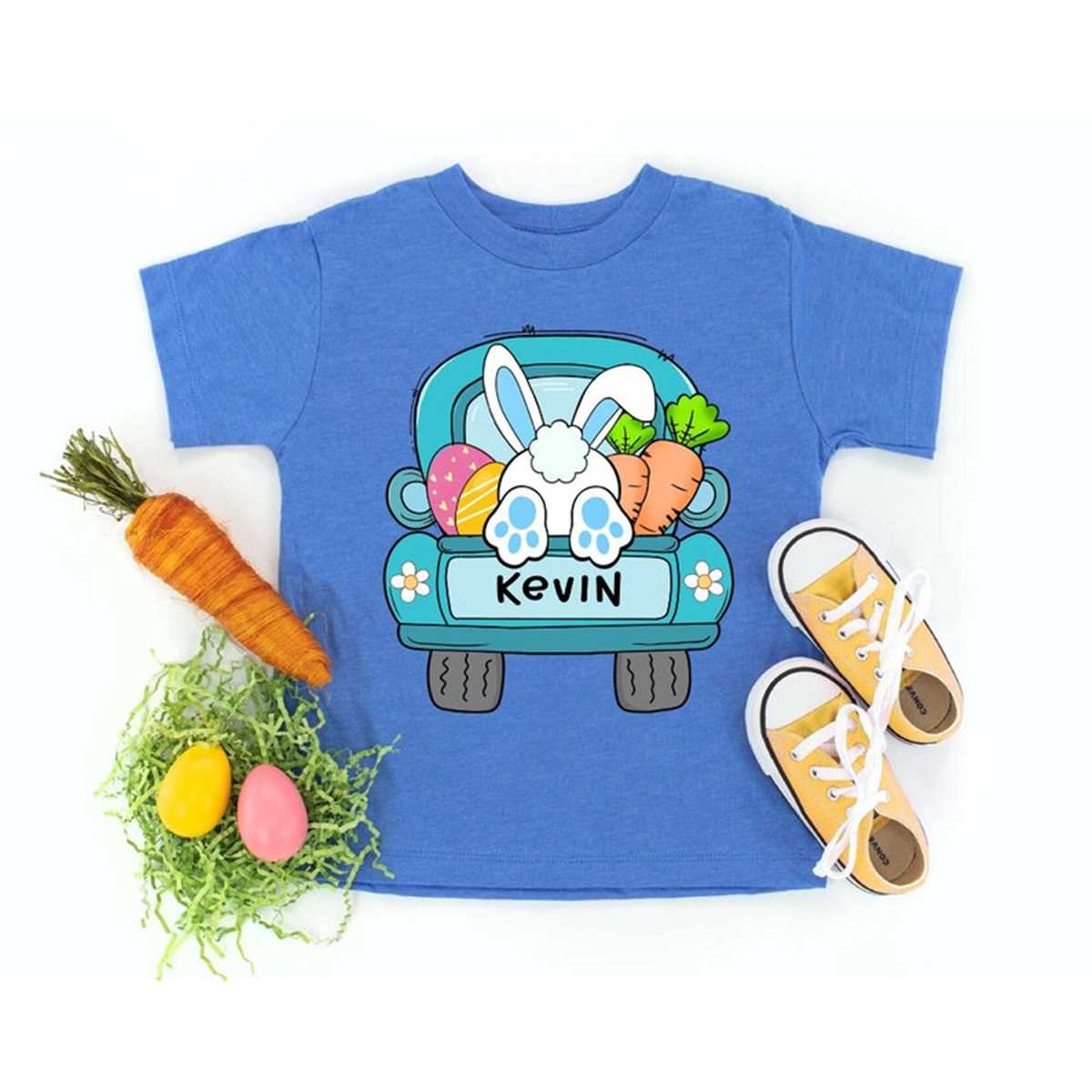 Personalized Easter Shirts For Kids, Custom Boys Name Easter | Inspire ...