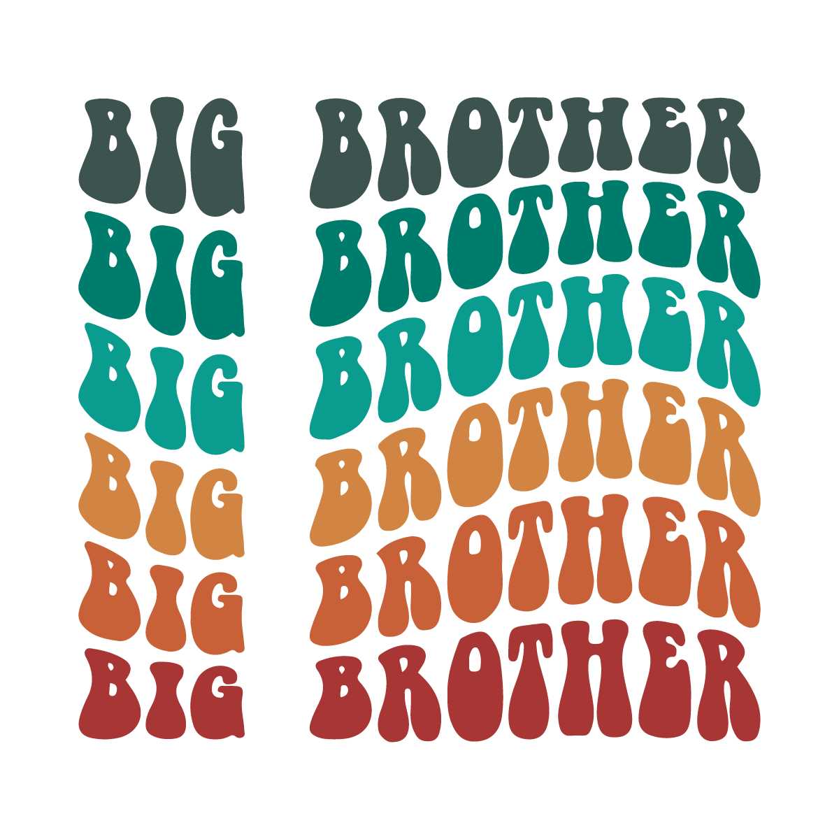 Big Brother SVG Brother Cutting SVG Files | Inspire Uplift