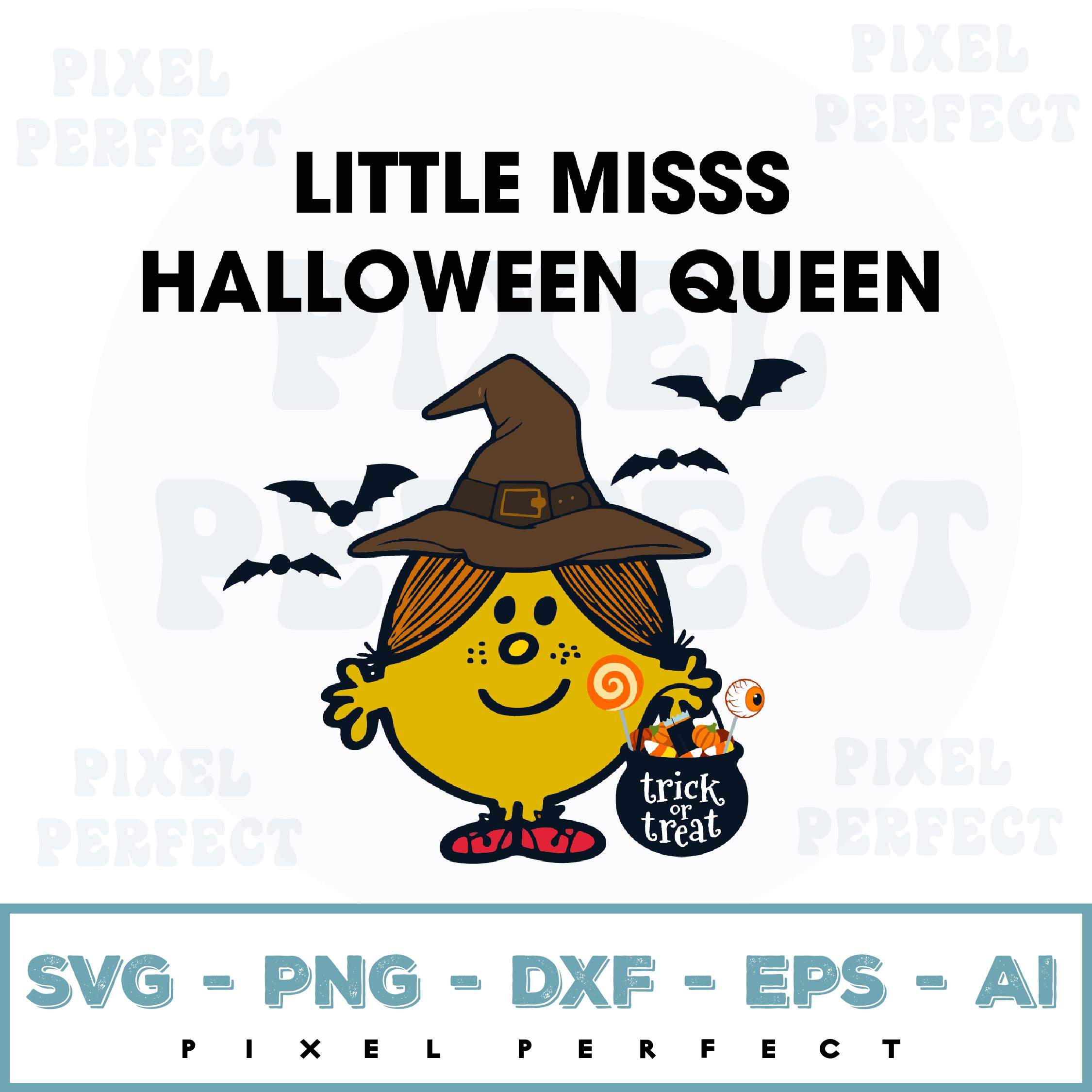 Little Miss Halloween Svg, Little Miss Svg, Halloween Svg, L - Inspire ...