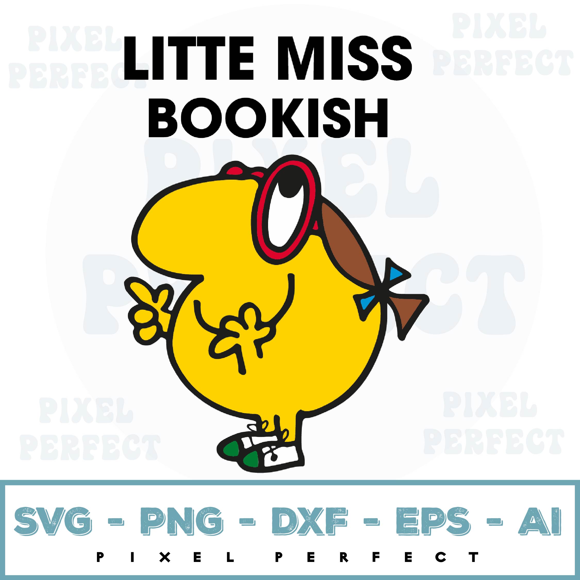 Little Miss Bookish Svg, Little Miss Svg, Little Miss Sublim - Inspire ...