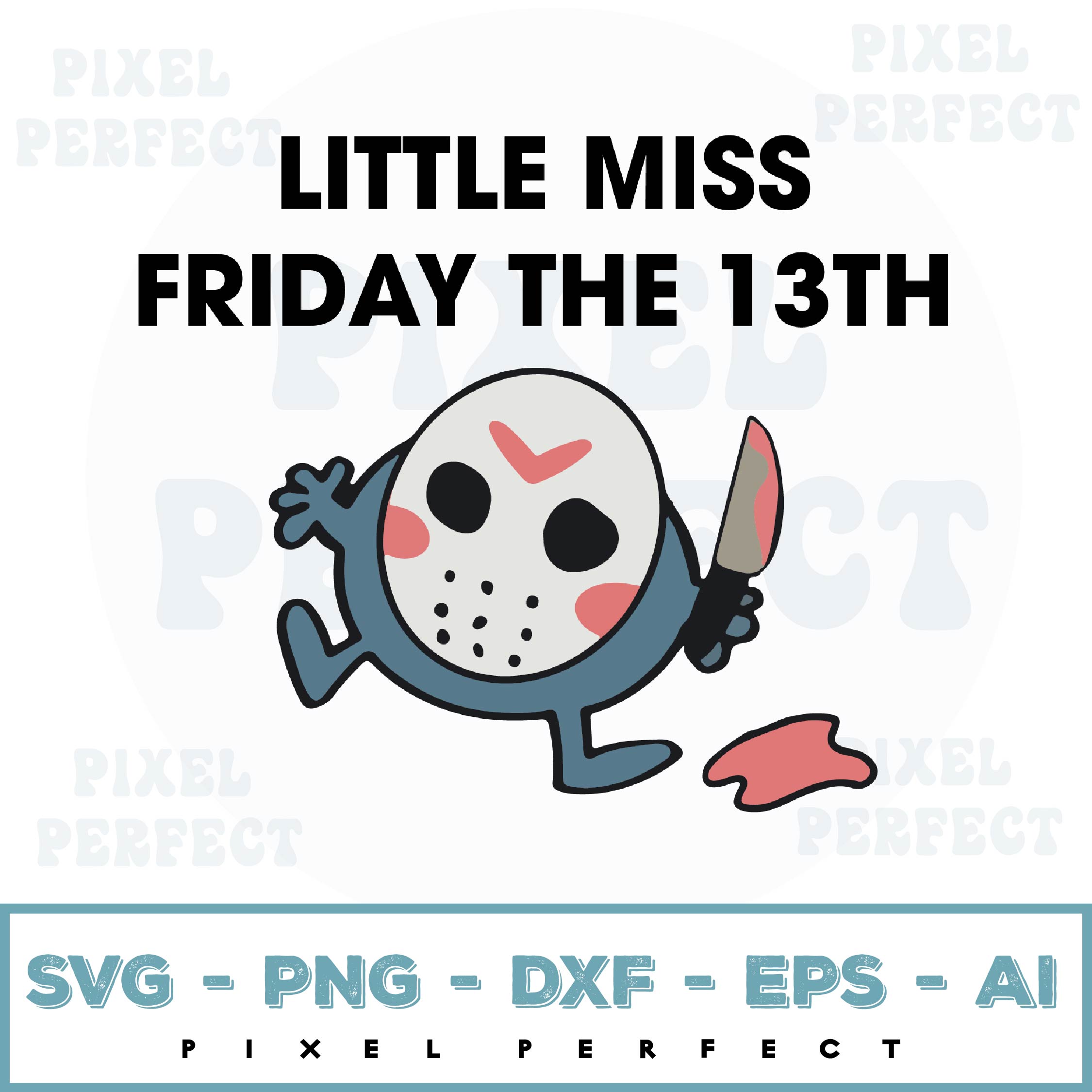 Little Miss Friday The 13th Svg, Little Miss Svg, Halloween - Inspire ...