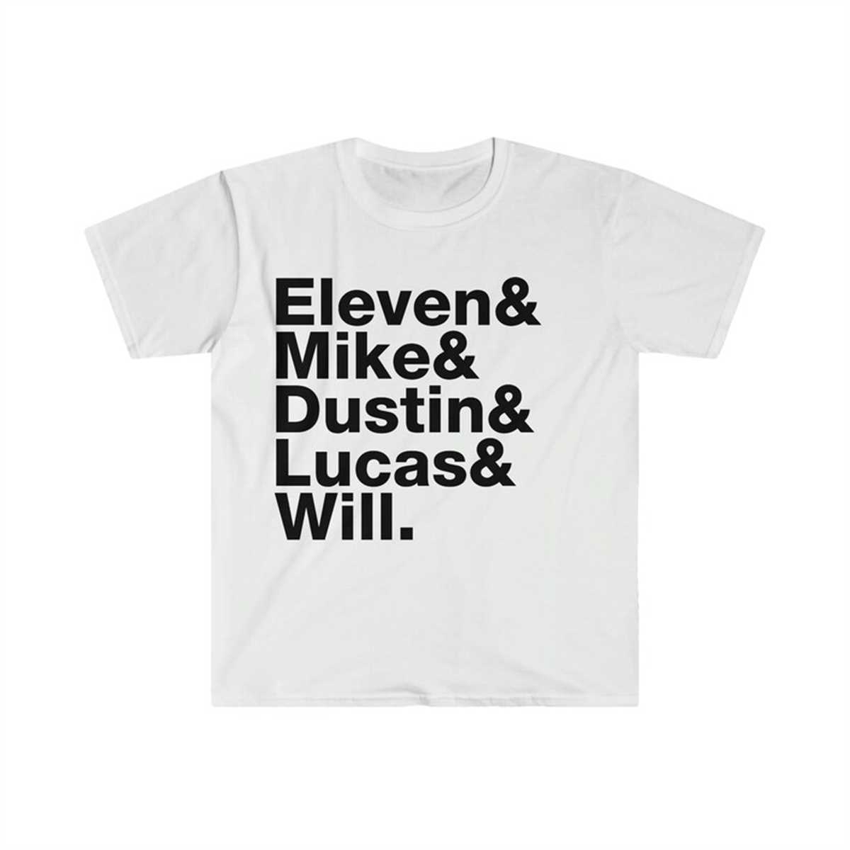 Stranger Things - Season 1 - Main Characters in Black - Inspire Uplift