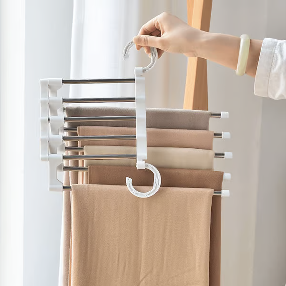 5 Layered Multi Functional Wardrobe Hanger | Inspire Uplift