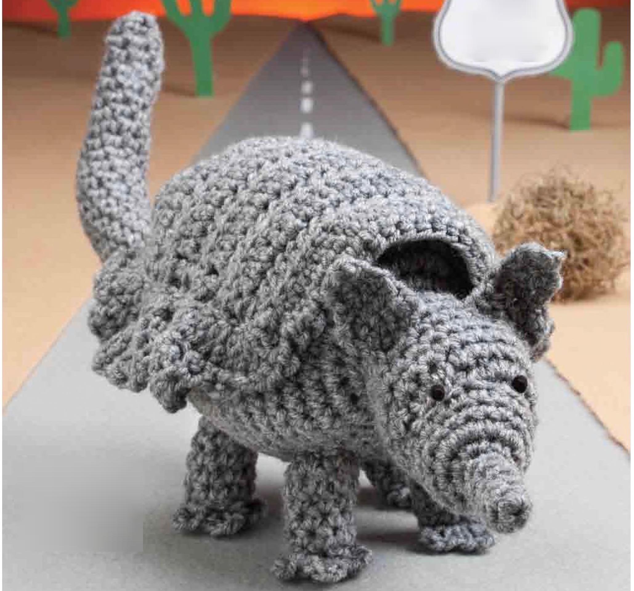 Armadillo Crochet pattern - Stuffed Toy vintage patterns PDF | Inspire ...