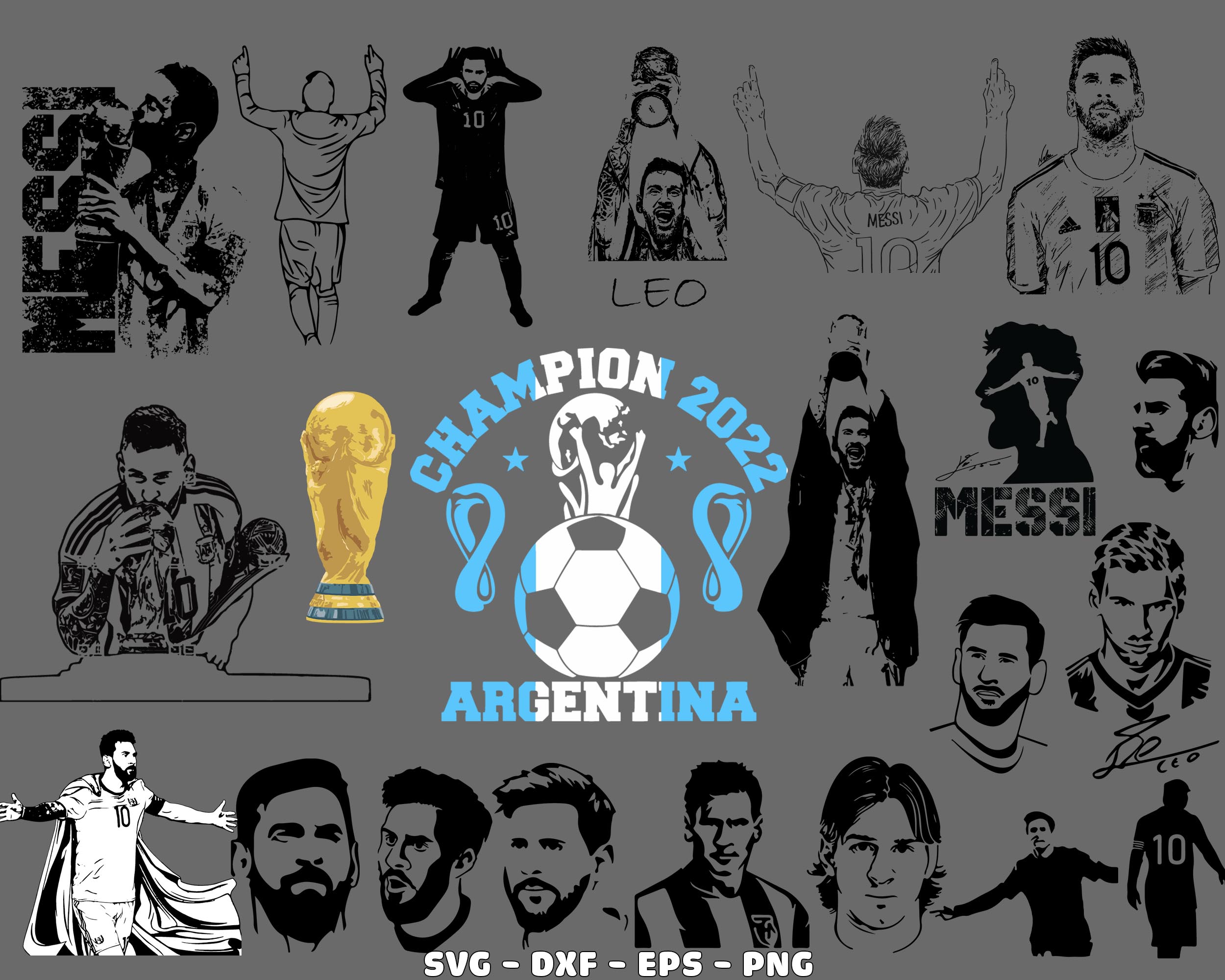 80 file Lionel Messi SVG Bundle, Messi SVG, Lionel Messi Wor | Inspire ...
