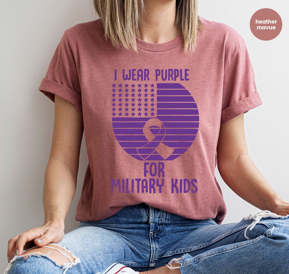 Military Kids Shirt, Month Of The Military Child Clothes, I | Inspire ...