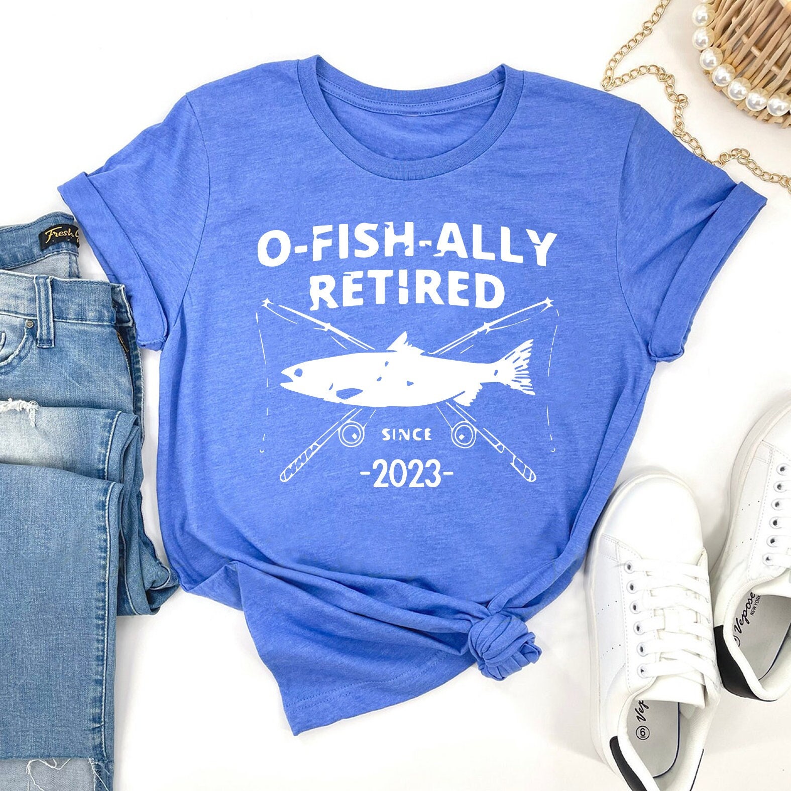 O-Fish-Ally Retired Since 2023,Fishing Retirement 2023 Shirt - Inspire ...