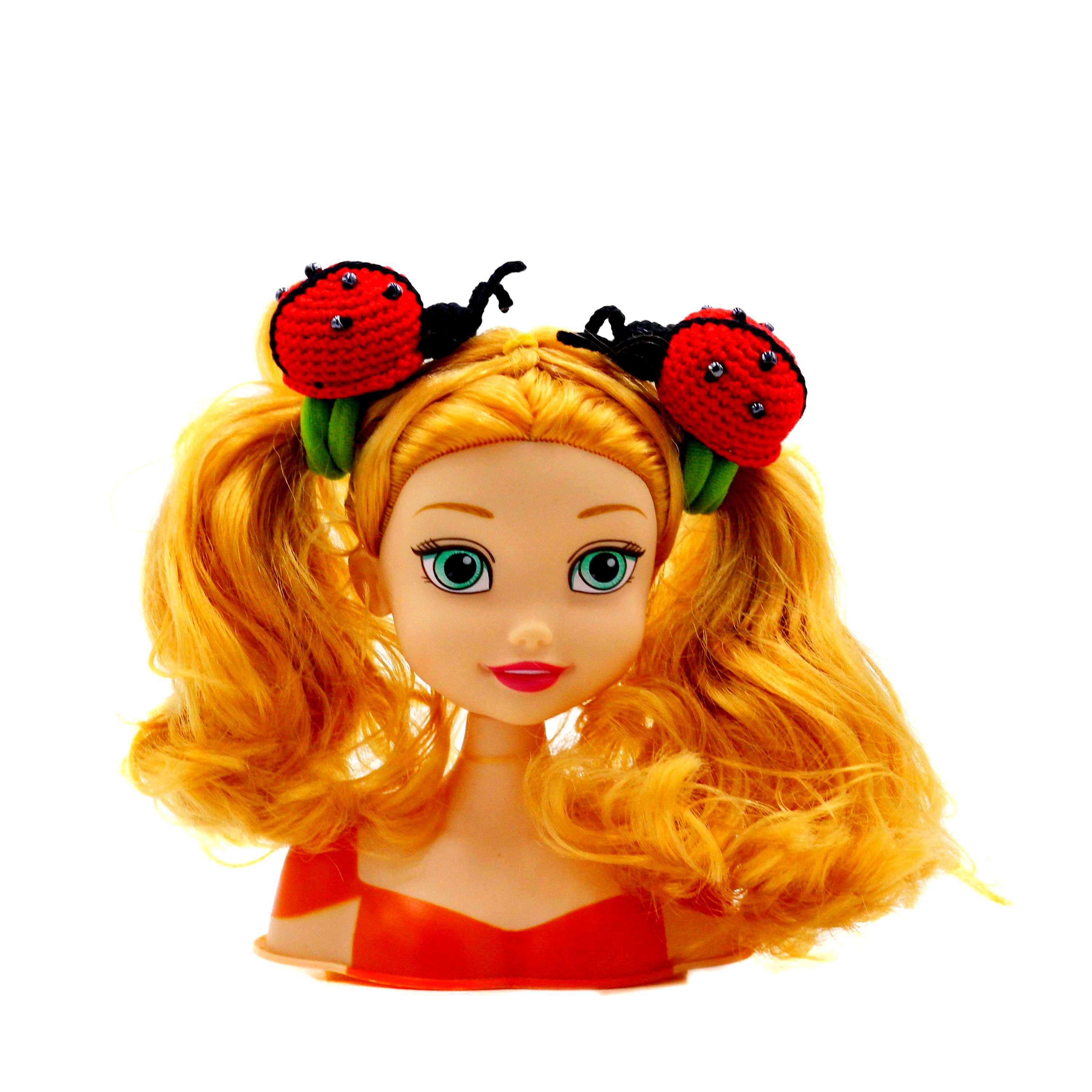 Ladybug hair elastic set of 2 Ladybirds ponytail holders Gif | Inspire ...