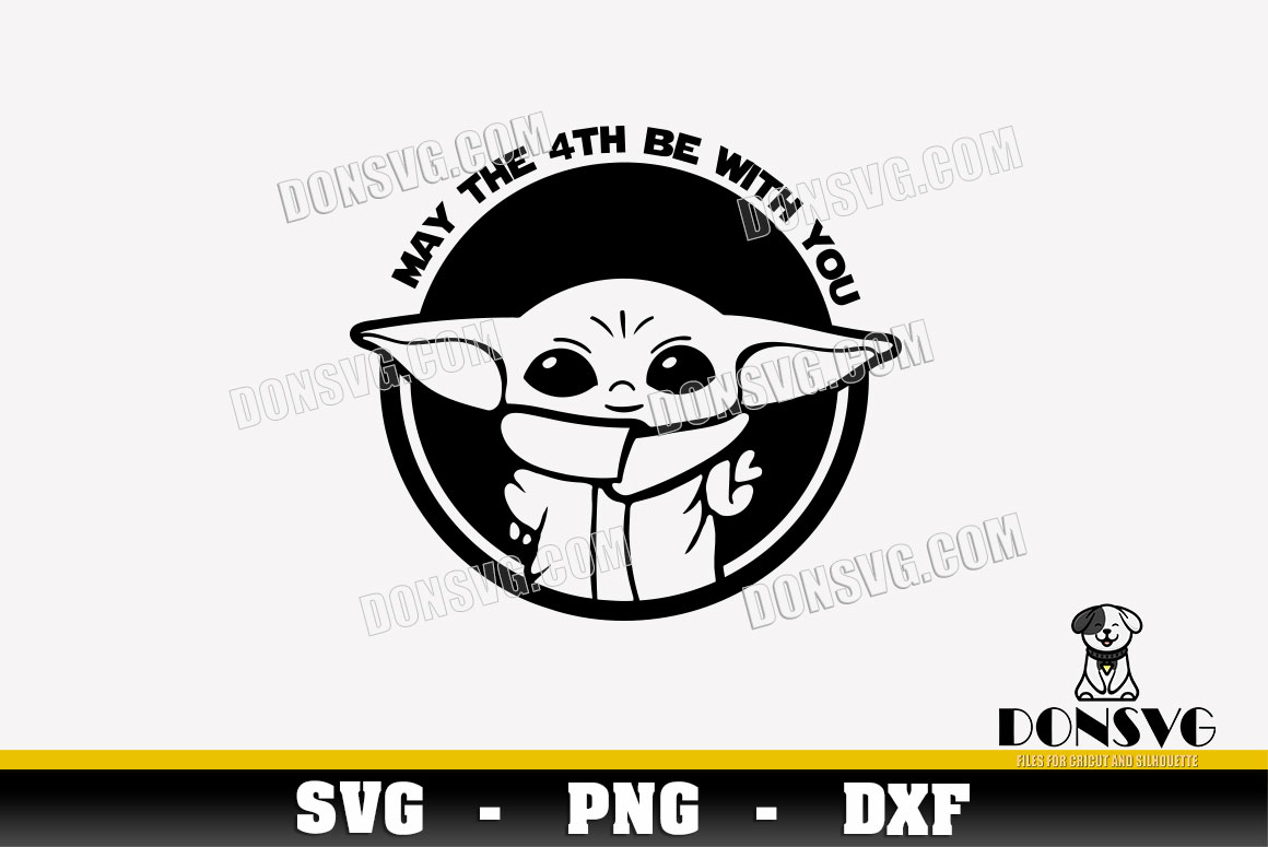 Baby Yoda May 4th Quote SVG Star Wars png clipart for T-Shir | Inspire ...