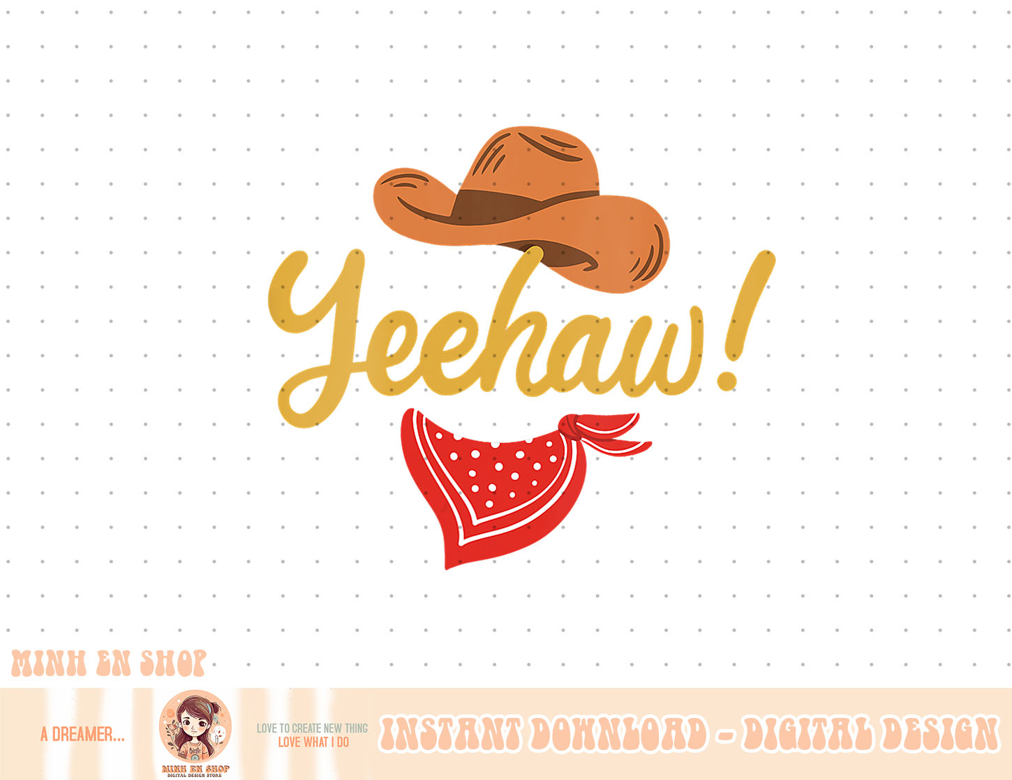 Womens Yeehaw Cowboy Cowgirl Western Country Rodeo V-Neck p - Inspire ...