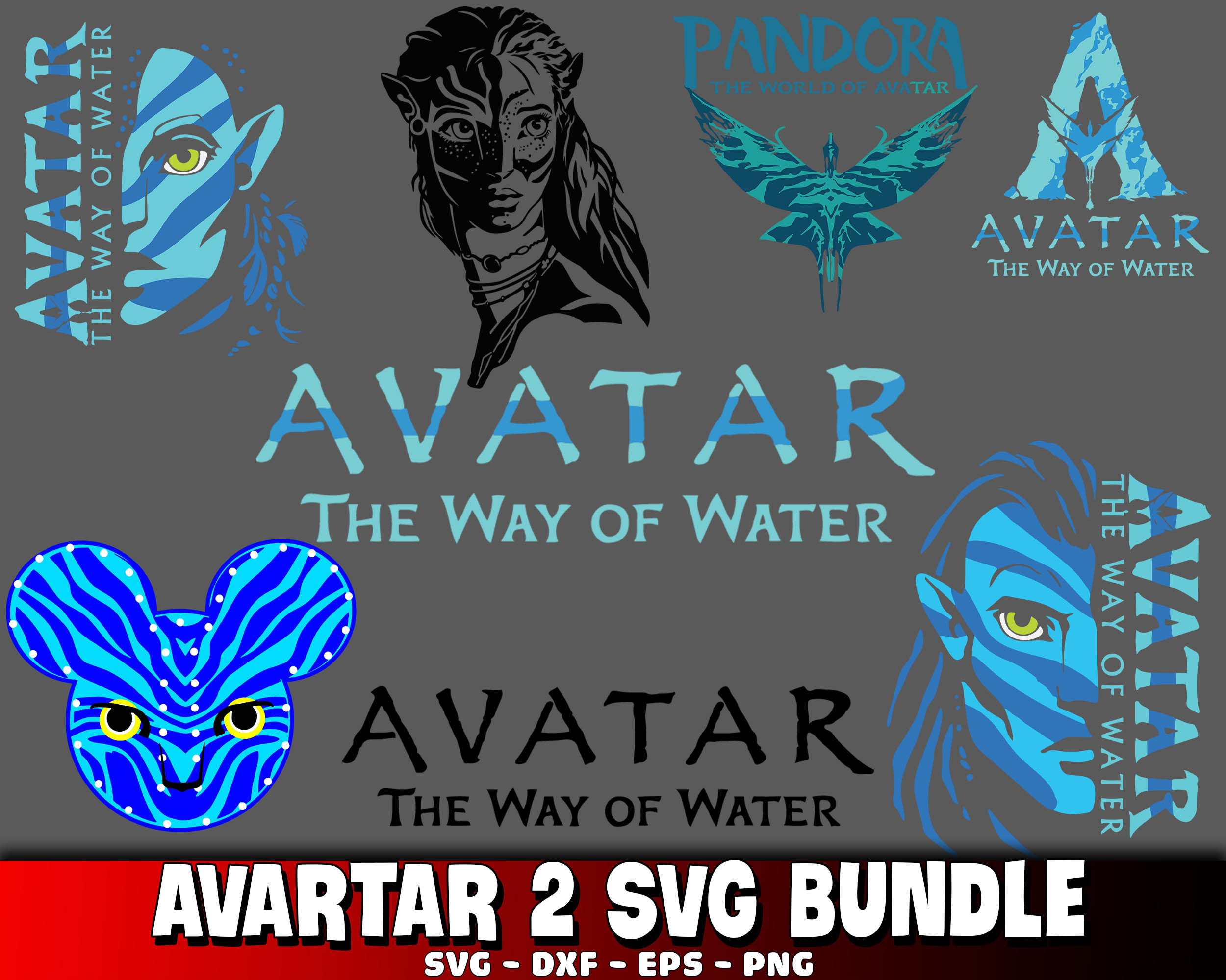 Avartar 2 svg bundle, Digital Download | Inspire Uplift