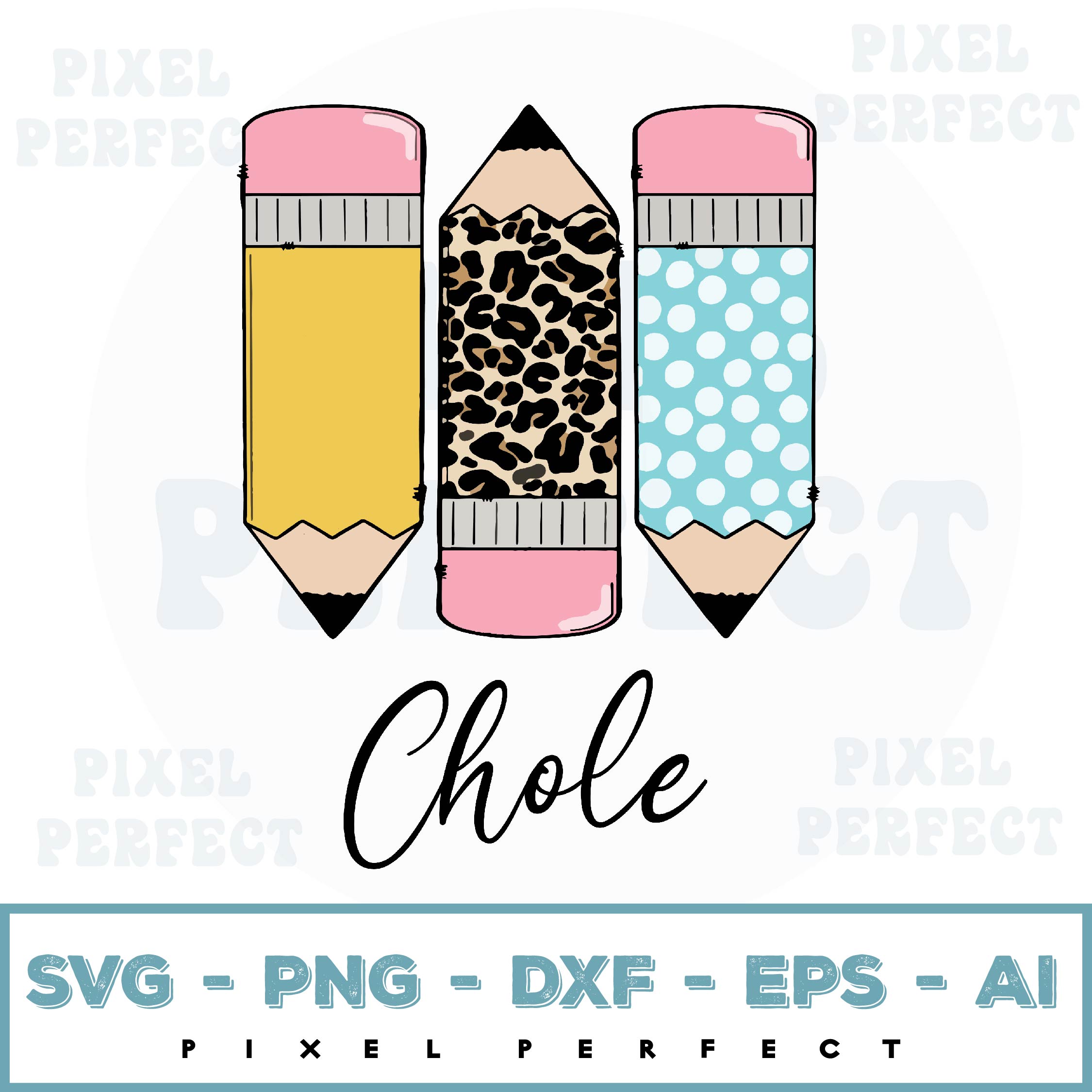 Pencils Svg, Back to School Svg, Design svg Leopard Pencil | Inspire Uplift
