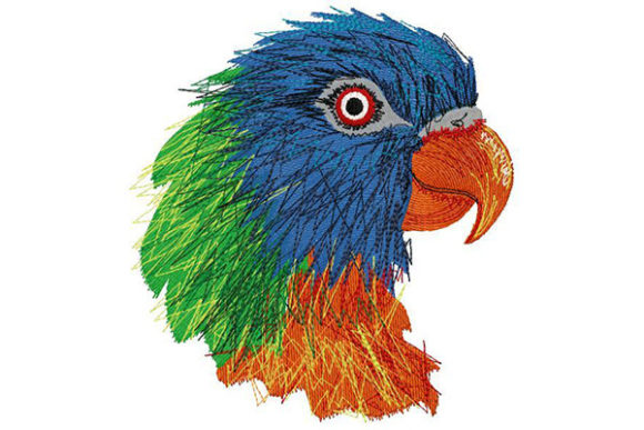 Parrot Embroidery | Inspire Uplift