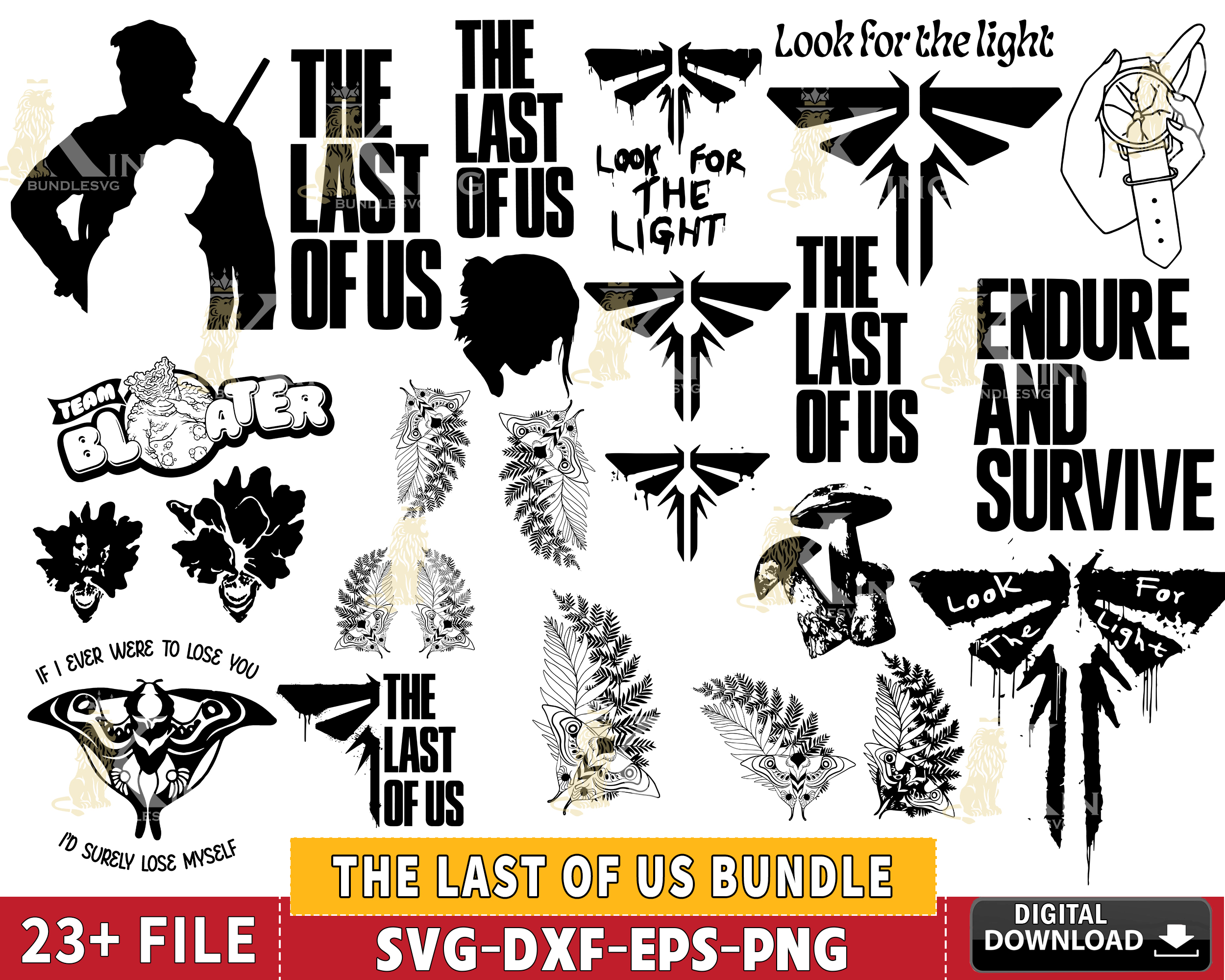 20 file The last of us bundle svg, The last of us SVG DXF EP | Inspire ...