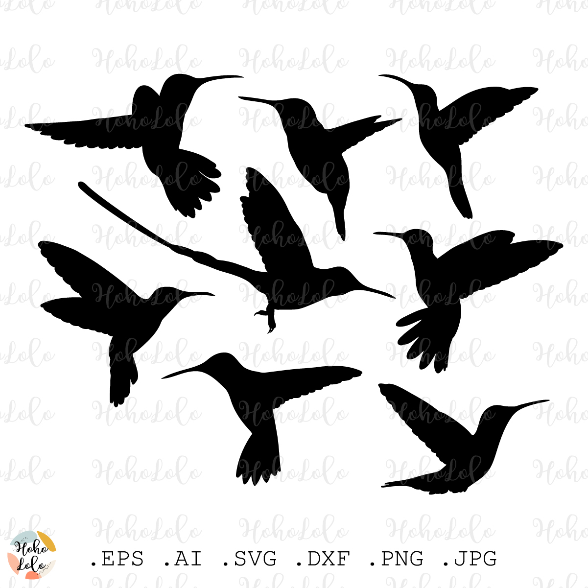 Hummingbird Svg Silhouette Cricut files Clipart Png Bird Ste | Inspire ...