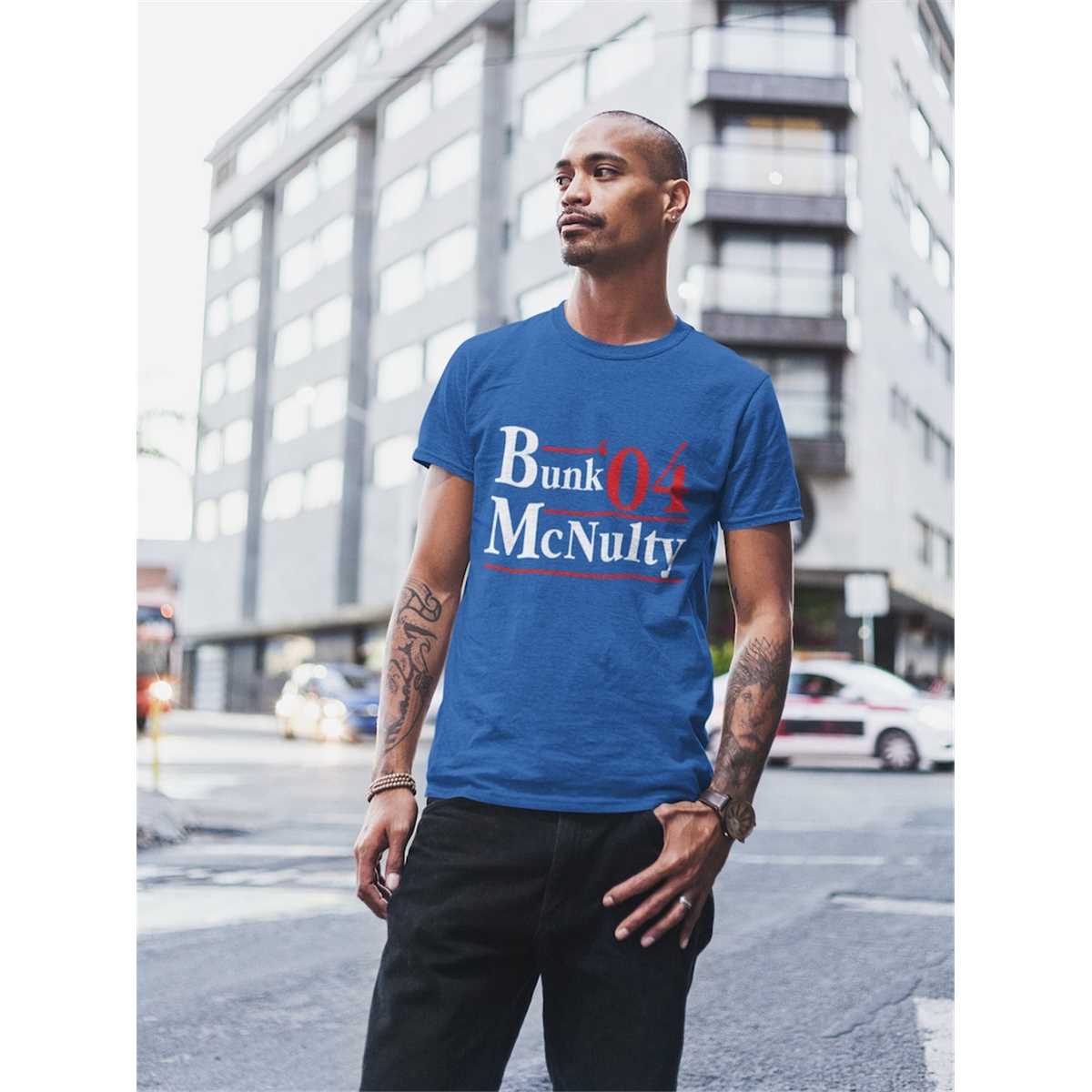 Bunk McNulty '04 Election Shirt - Funny TV Series Inspired S - Inspire ...