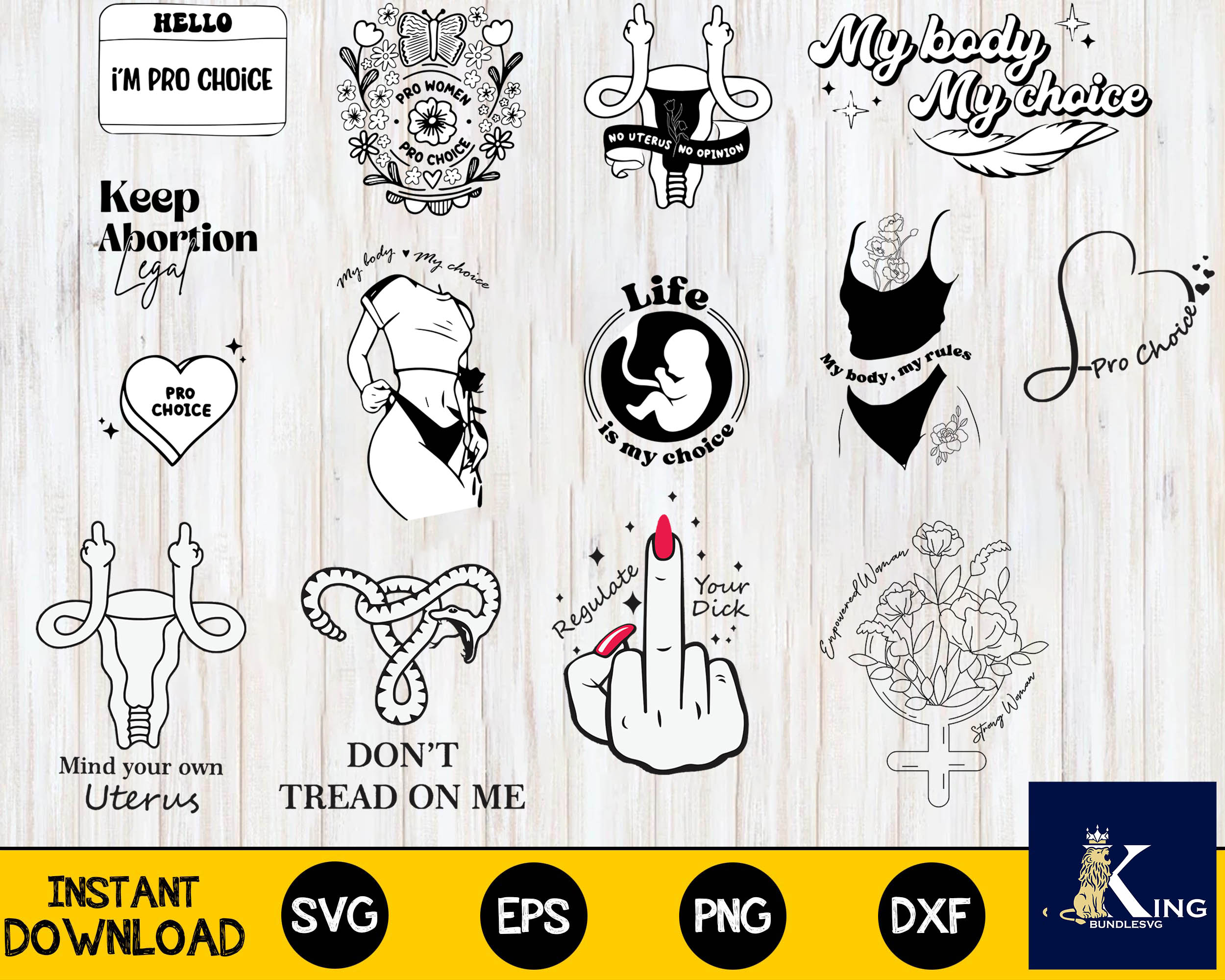 Pro Choice BUNDLE SVG, Pro Choice , Womens Rights, Pro Women | Inspire ...