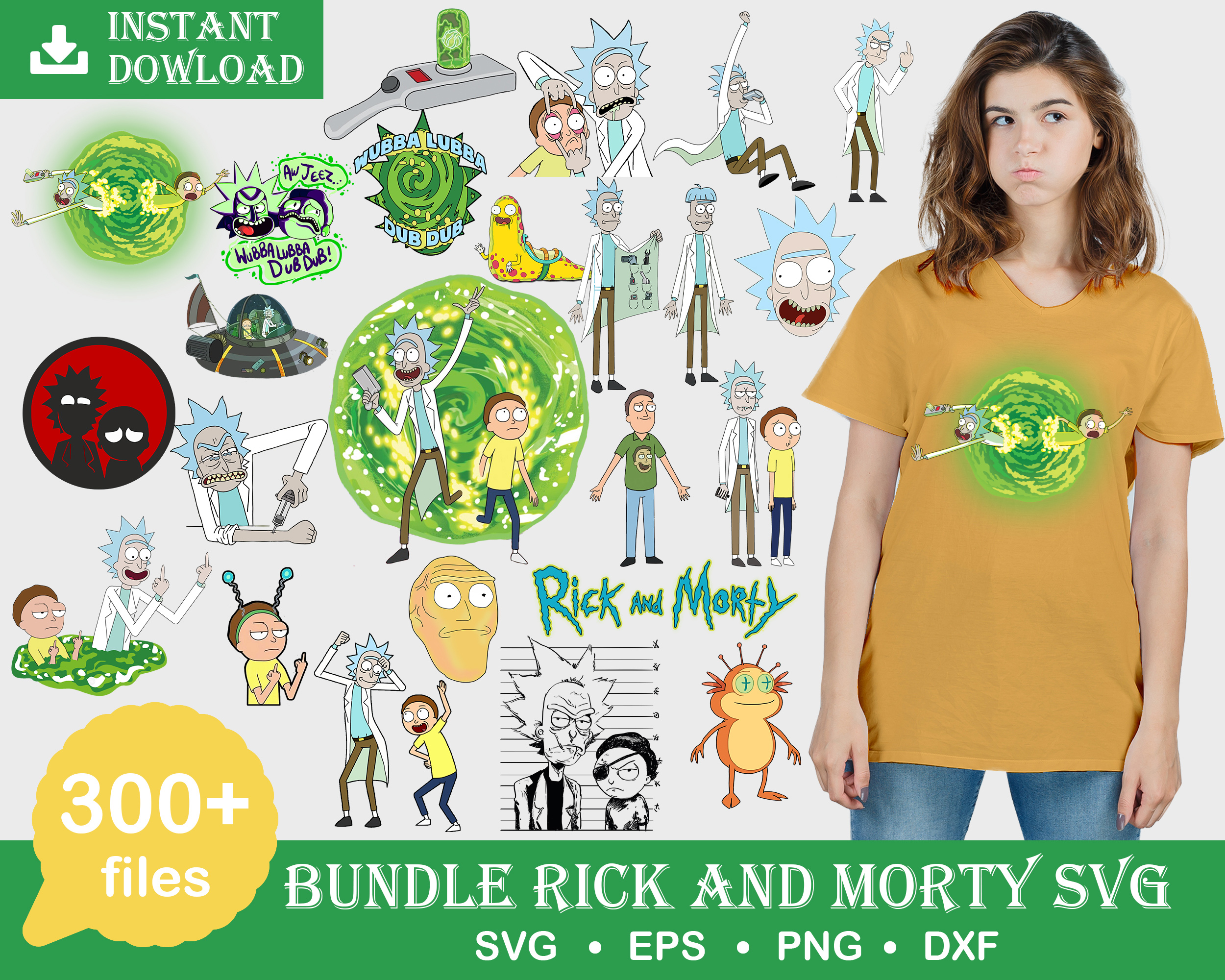 300 files Rick and Morty svg , Rick and Morty bundle svg | Inspire Uplift