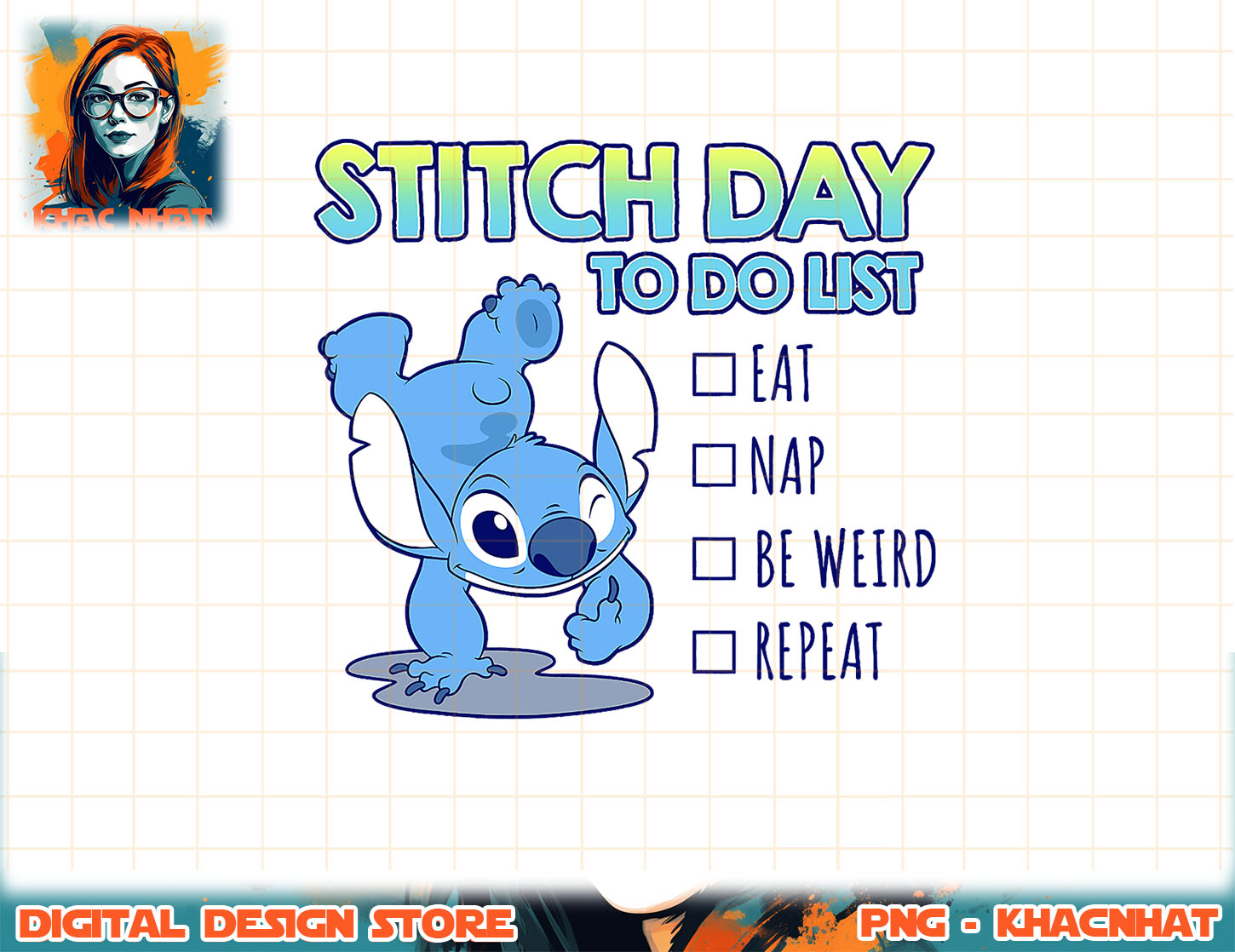 Disney Lilo & Stitch 626 Stitch Day To Do List png - Inspire Uplift