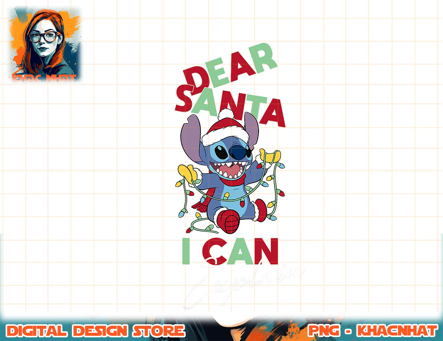 Disney Lilo & Stitch Christmas Dear Santa I Can Explain png - Inspire ...