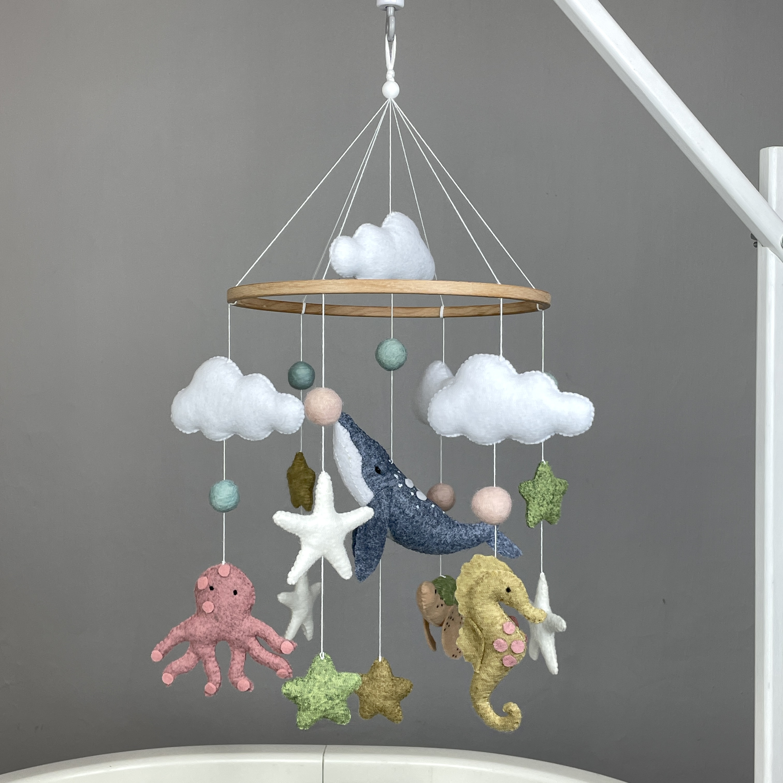 Ocean baby mobile Whale nursery mobile Under the sea mobile | Inspire ...
