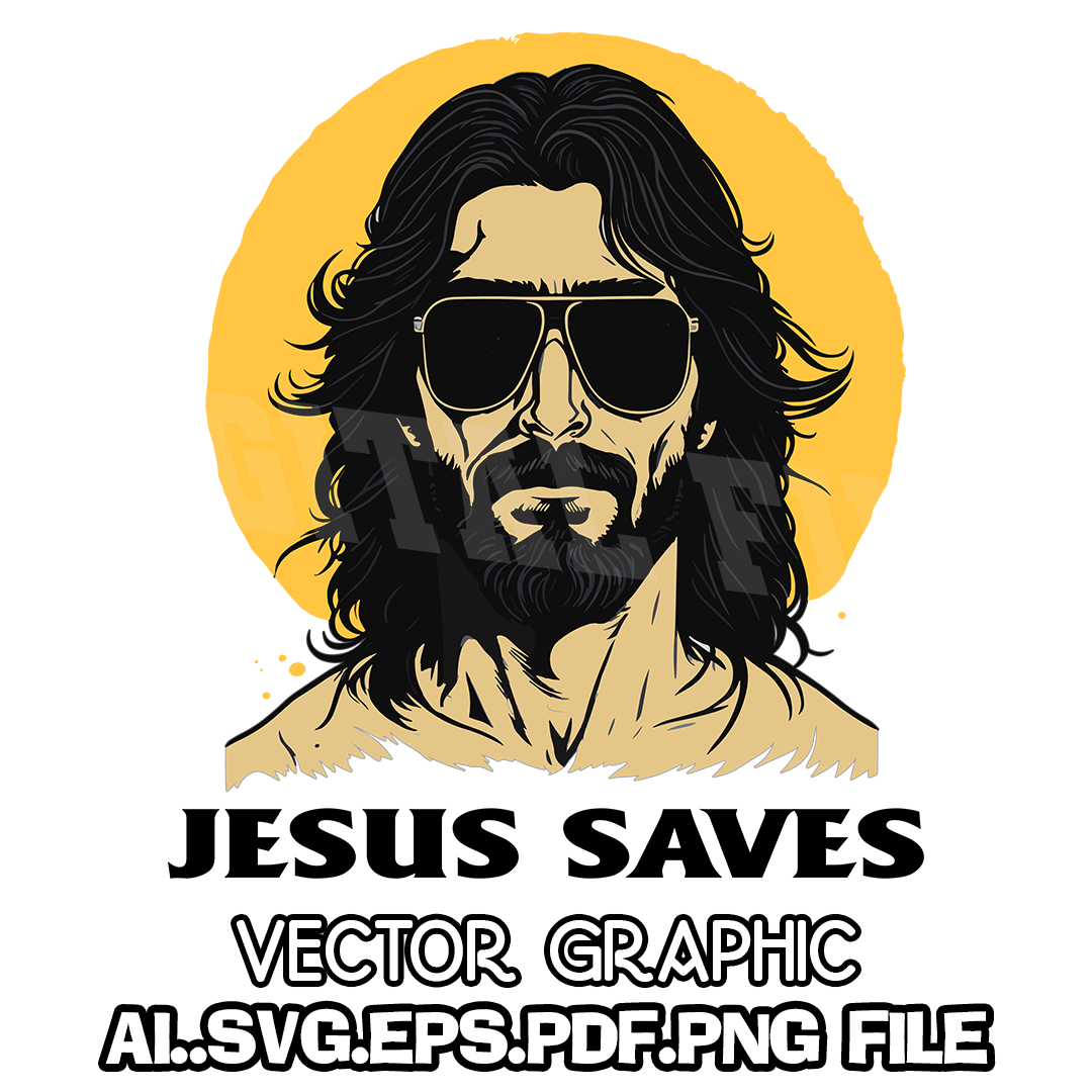 Jesus Saves Vector Graphic SVG.AI.EPS.PDF.PNG DOWNLOAD DIGIT | Inspire ...