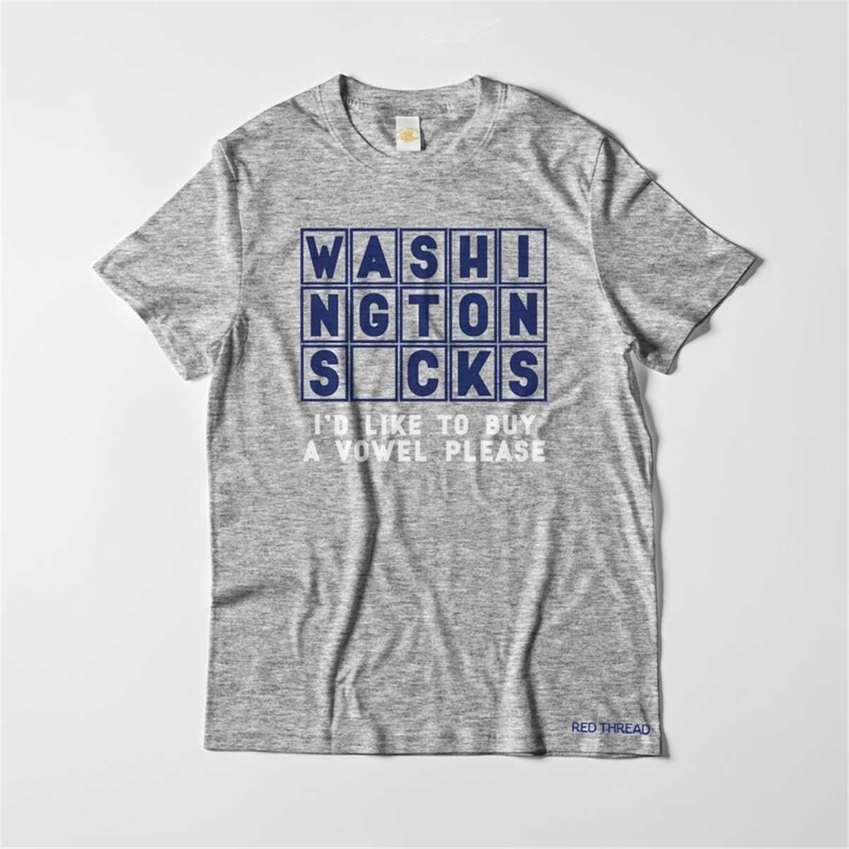 Dallas Football Buy a Vowel Rivalry Funny Men's Sport Grey T - Inspire ...