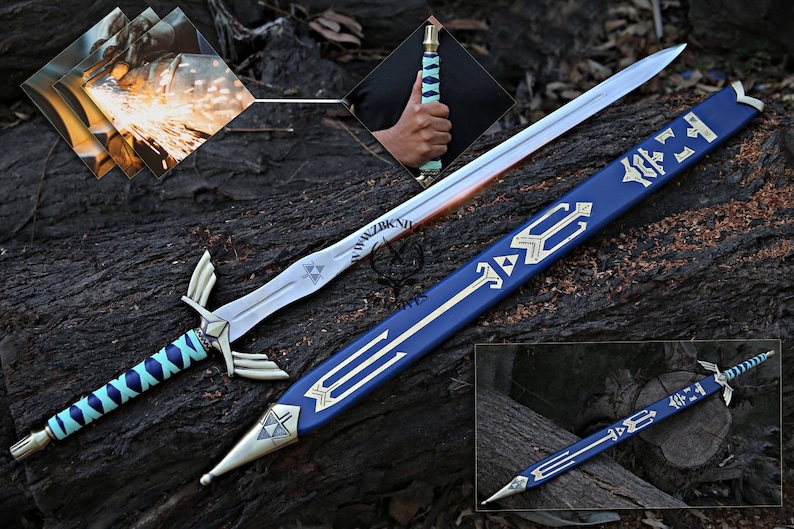 CUSTOM Hand Forged Stainless Steel The LEGEND of ZELDA Full | Inspire ...
