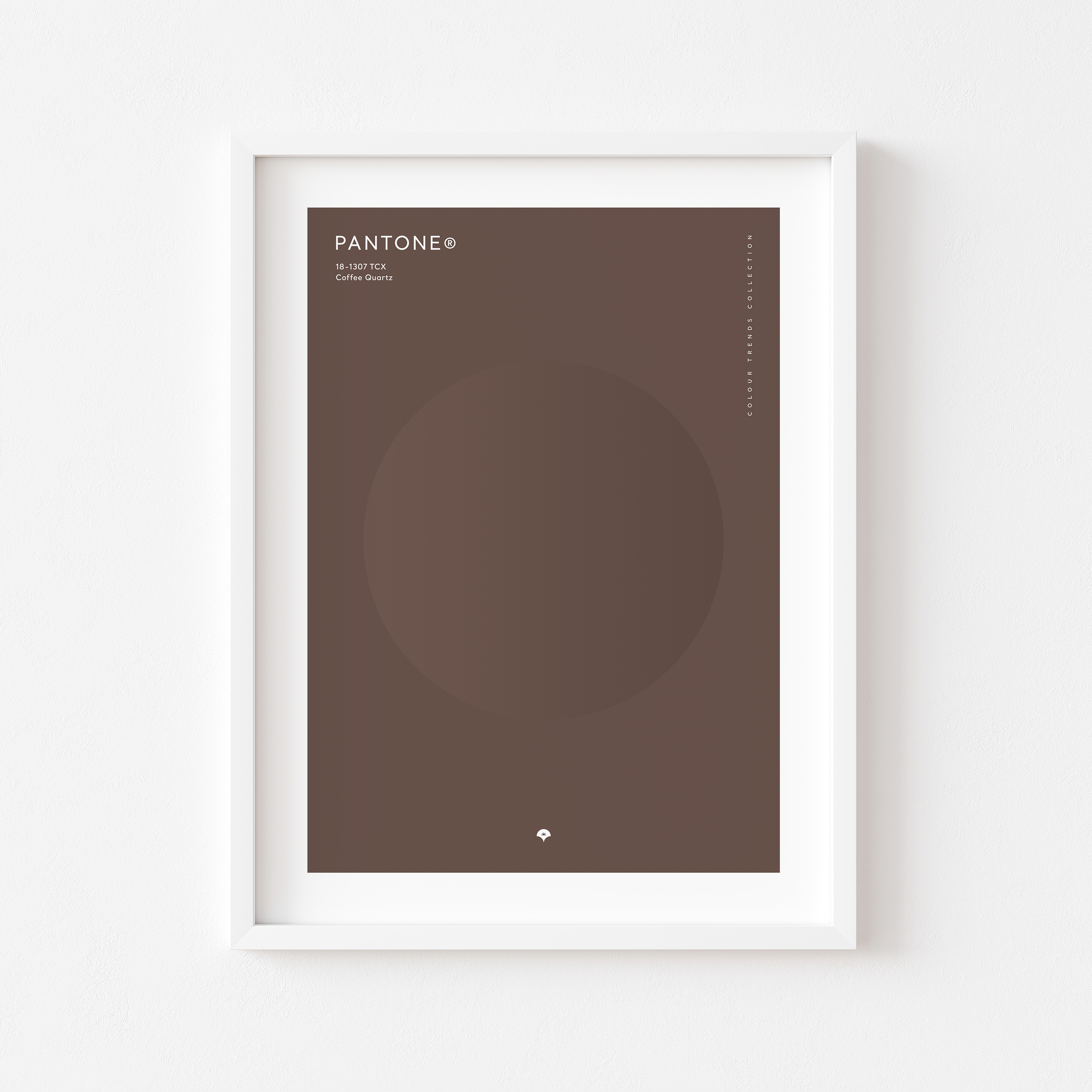 Coffee Quartz Pantone Color Digital Print, Indigo Color | Inspire Uplift