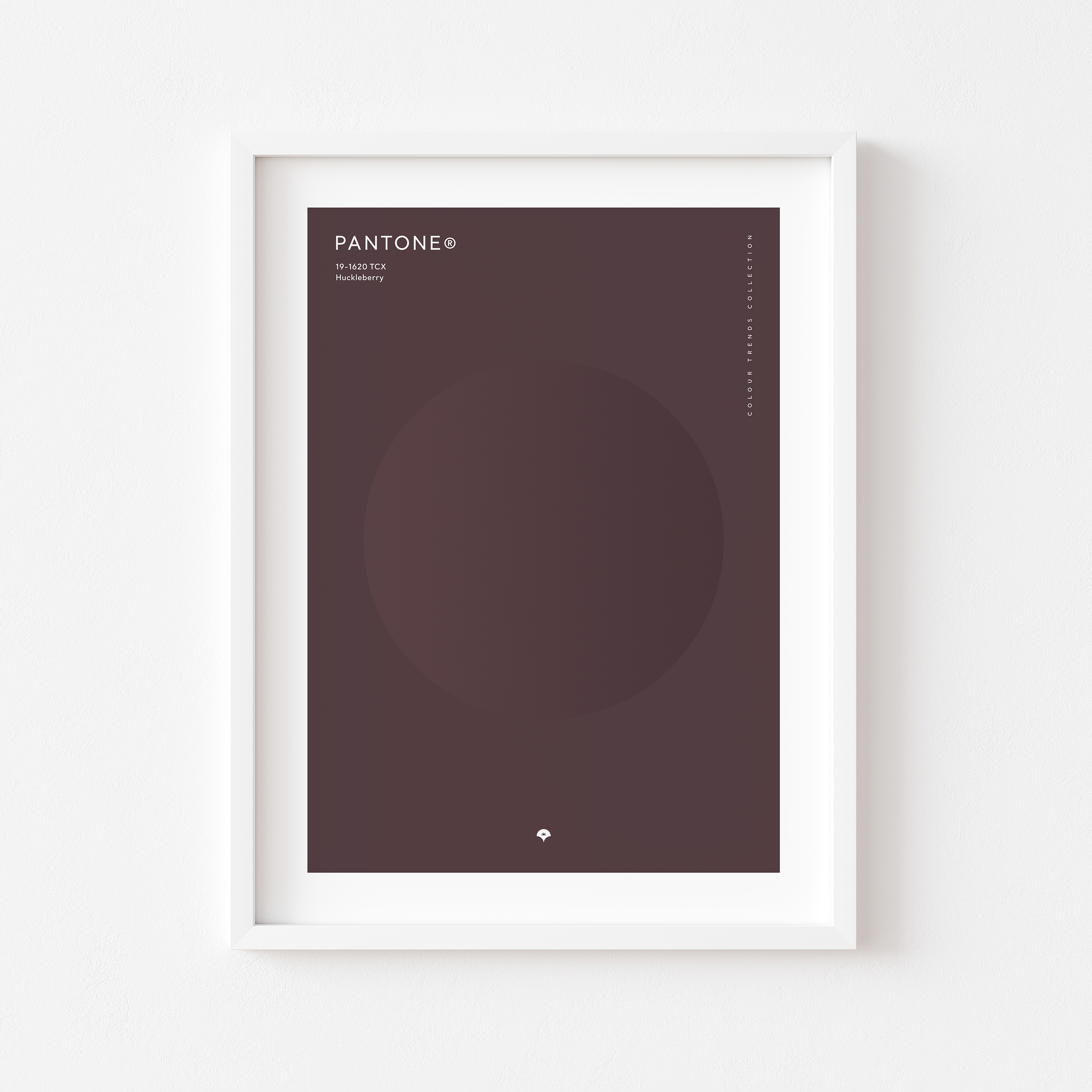 Huckleberry Pantone Color Digital Print, Crimson Color | Inspire Uplift
