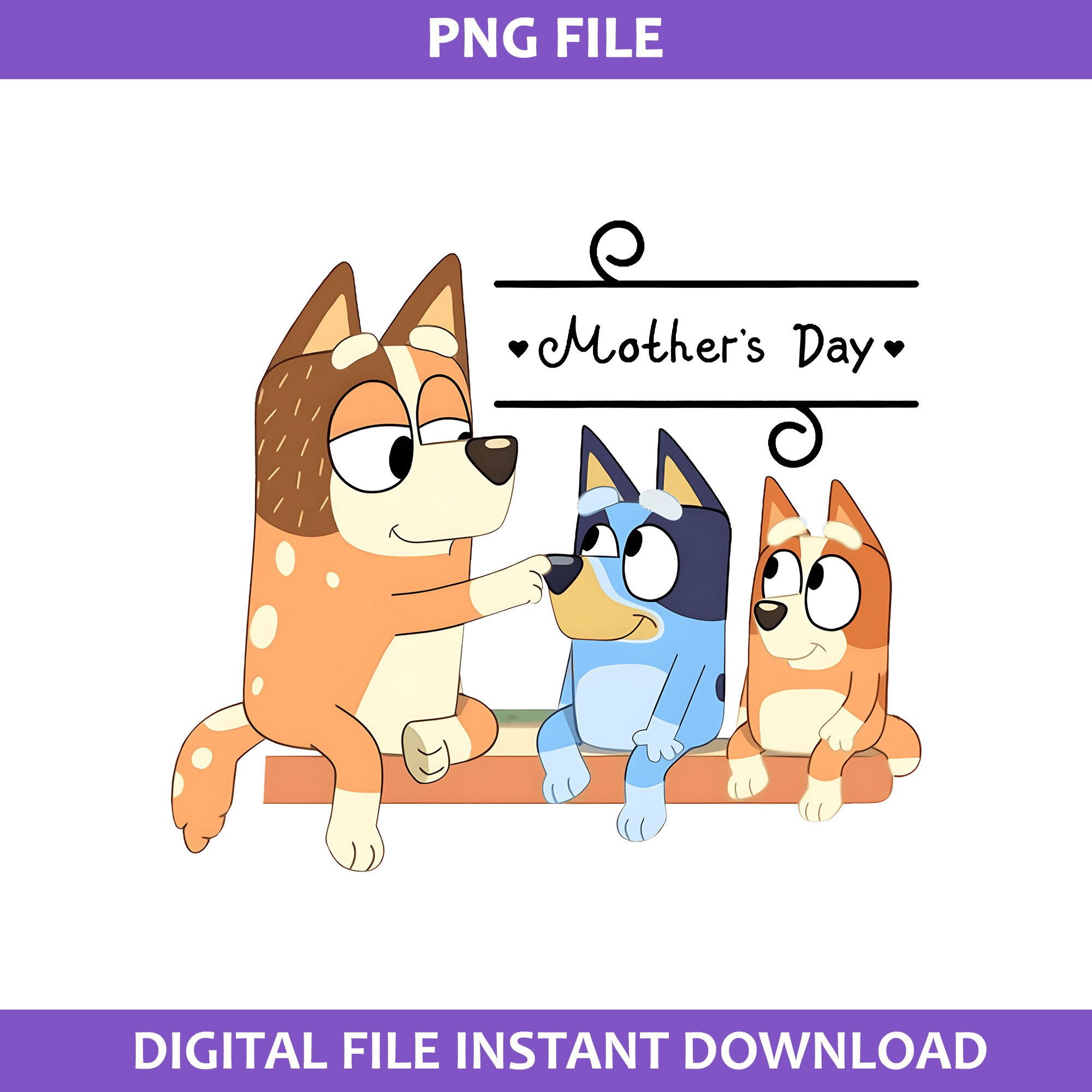 Bluey Mother's Day Png, Bluey Mom Png, Bluey Png, Cartoon Pn | Inspire ...