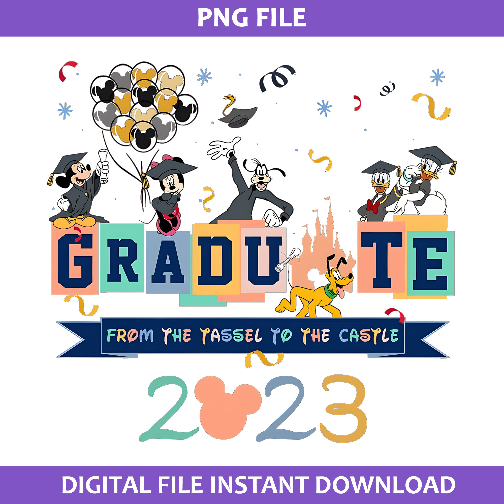 Disney Graduate 2023 Png, Disney senior Trip Png Digital Fil - Inspire ...