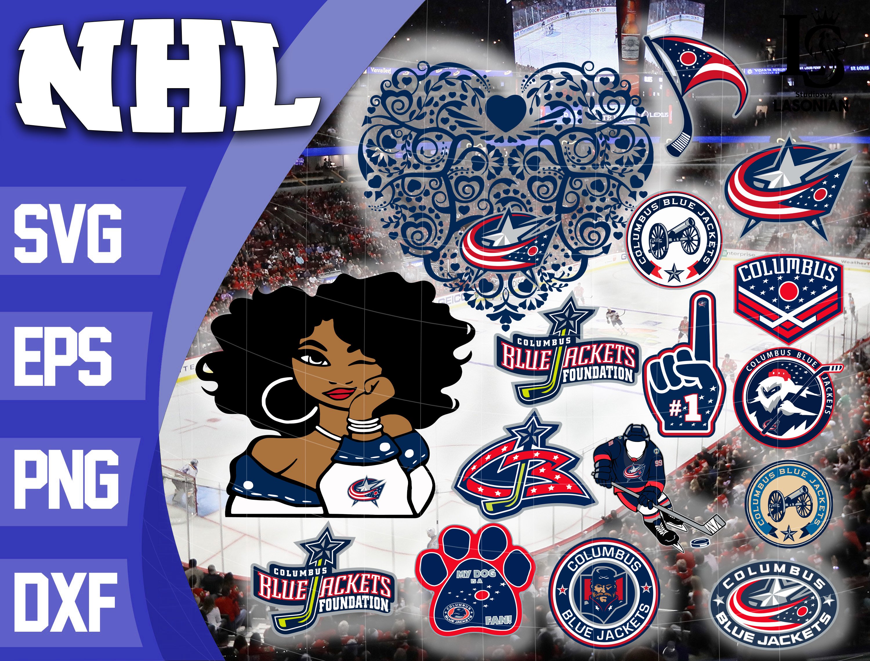 Columbus Blue Jackets bundle nhl svg , nhl svg , Instant Dow | Inspire ...