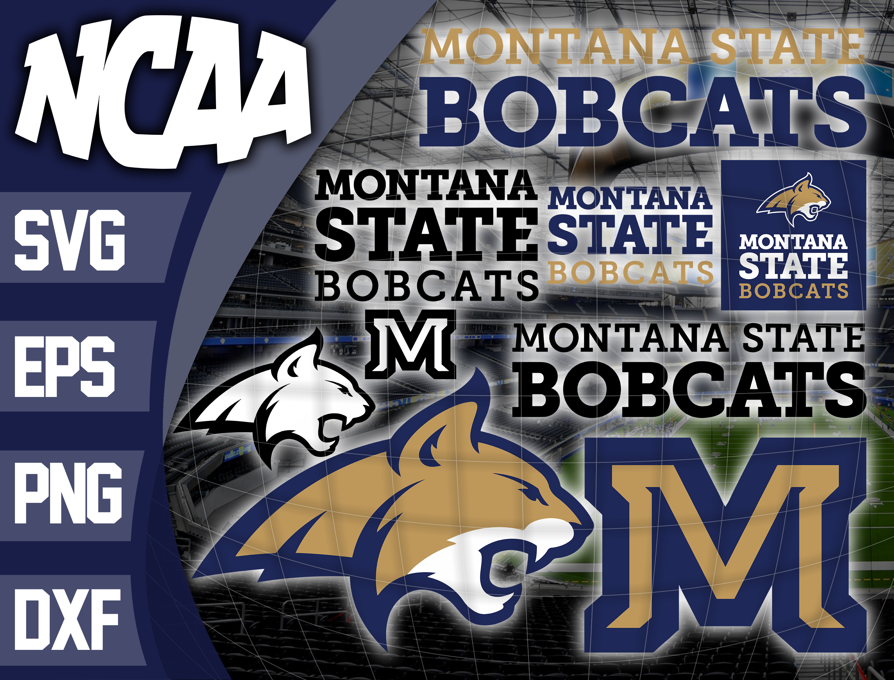 Logo Montana State Bobcats bundle ncaa svg, ncaa svg ,Instan | Inspire ...