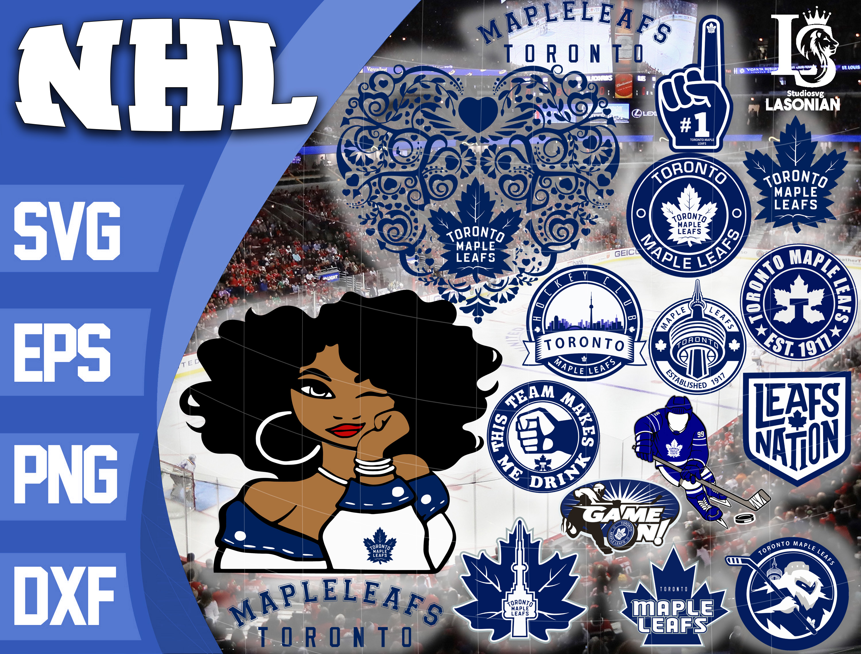 Toronto Maple Leafs bundle nhl svg , nhl svg , Instant Downl | Inspire ...