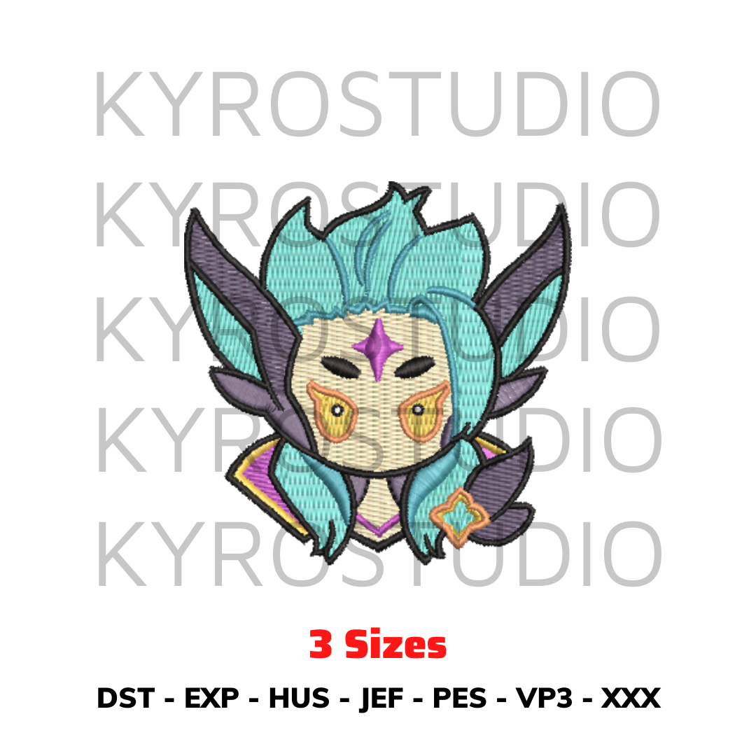 Chibi Rakan Anime Embroidery Design File/ Chibi Cute Embroid | Inspire ...