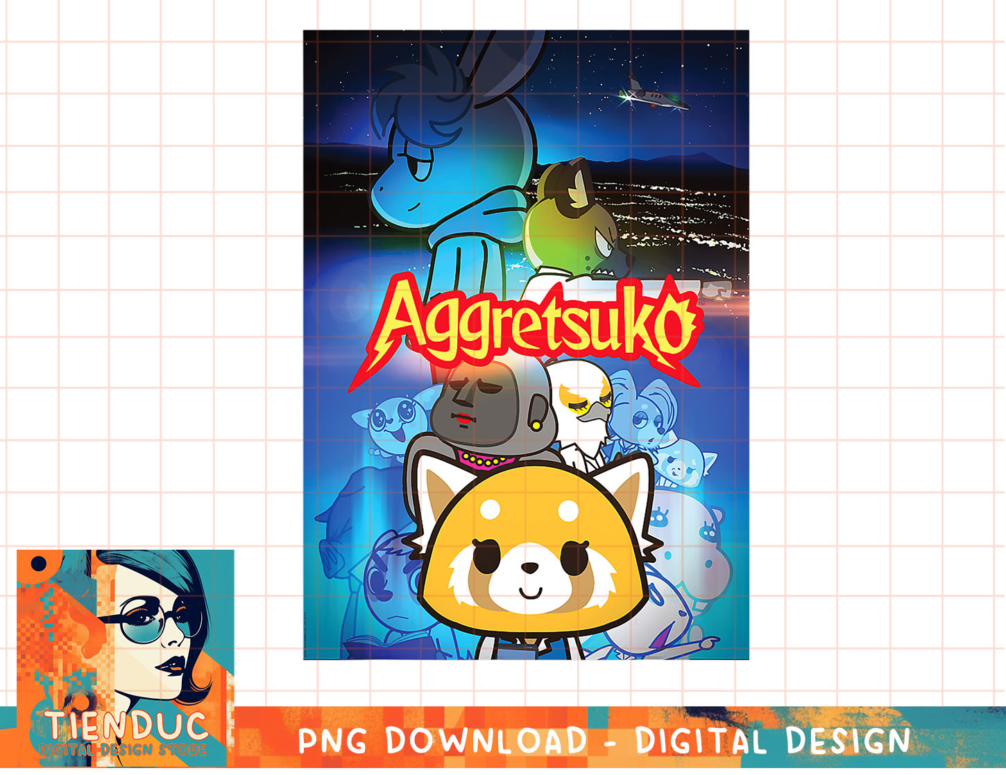 Aggretsuko Season 2 Poster Art T-Shirt.pngAggretsuko Season | Inspire ...