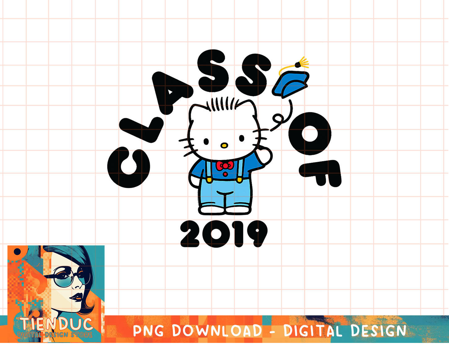 Dear Daniel Hello Kitty Graduation Class of 2019 T-Shirt cop | Inspire ...