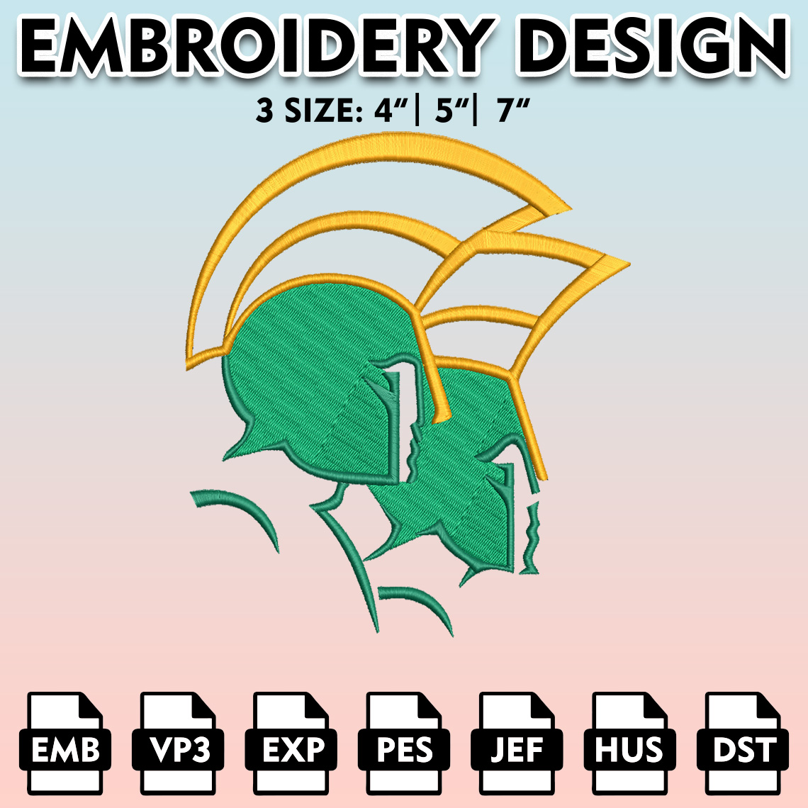 NCAA Logo Embroidery Designs, NCAA Norfolk State, Norfolk St | Inspire ...