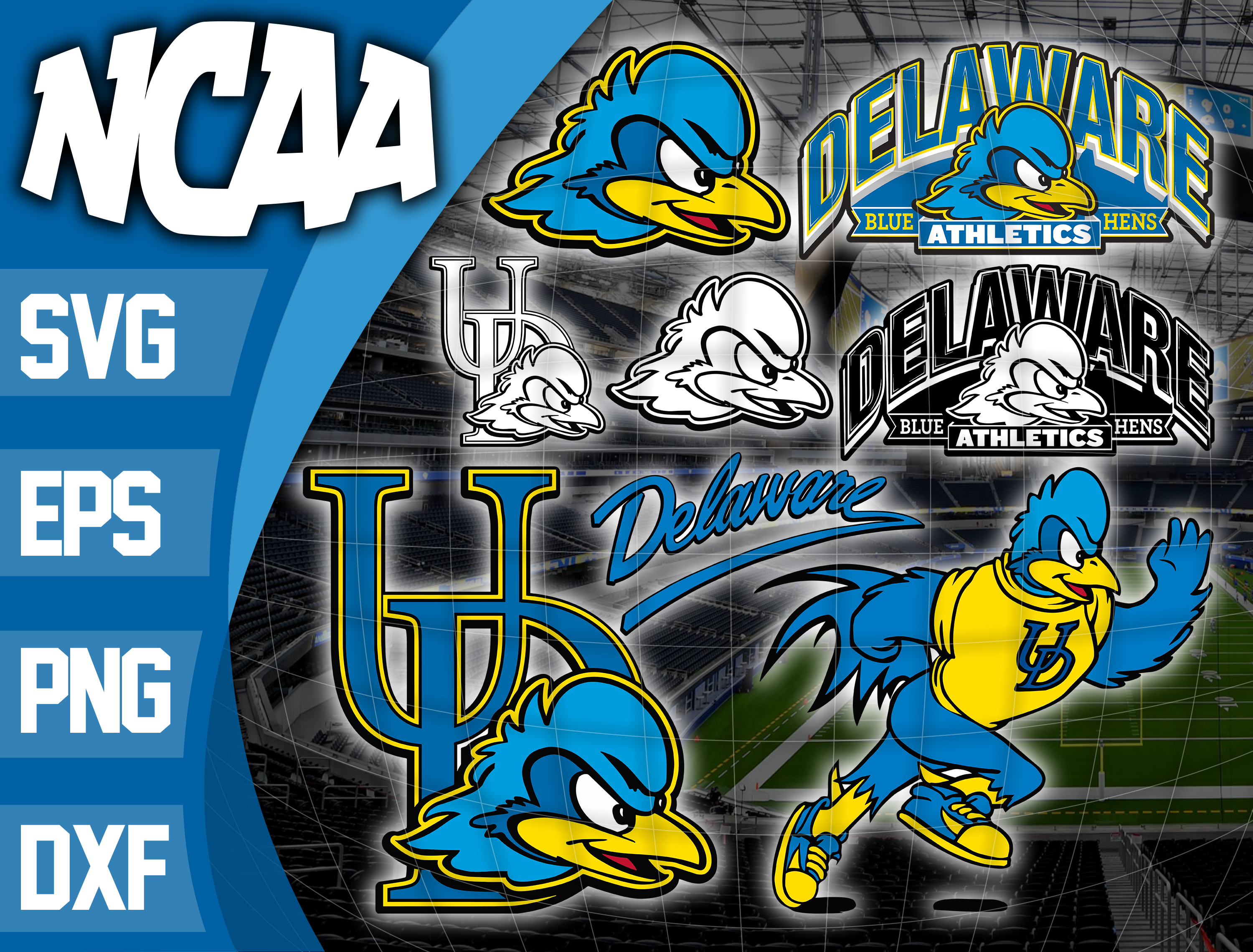 Logo Delaware Blue Hens bundle ncaa svg, ncaa svg ,Instant d | Inspire ...