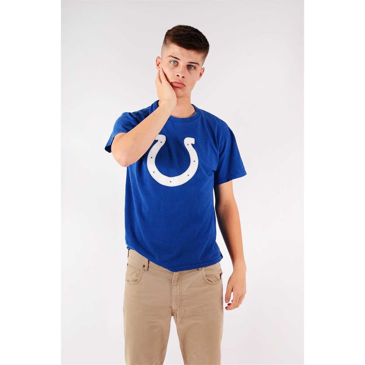 Vintage NFL American Football Indianapolis Colts T-Shirt Blu - Inspire ...