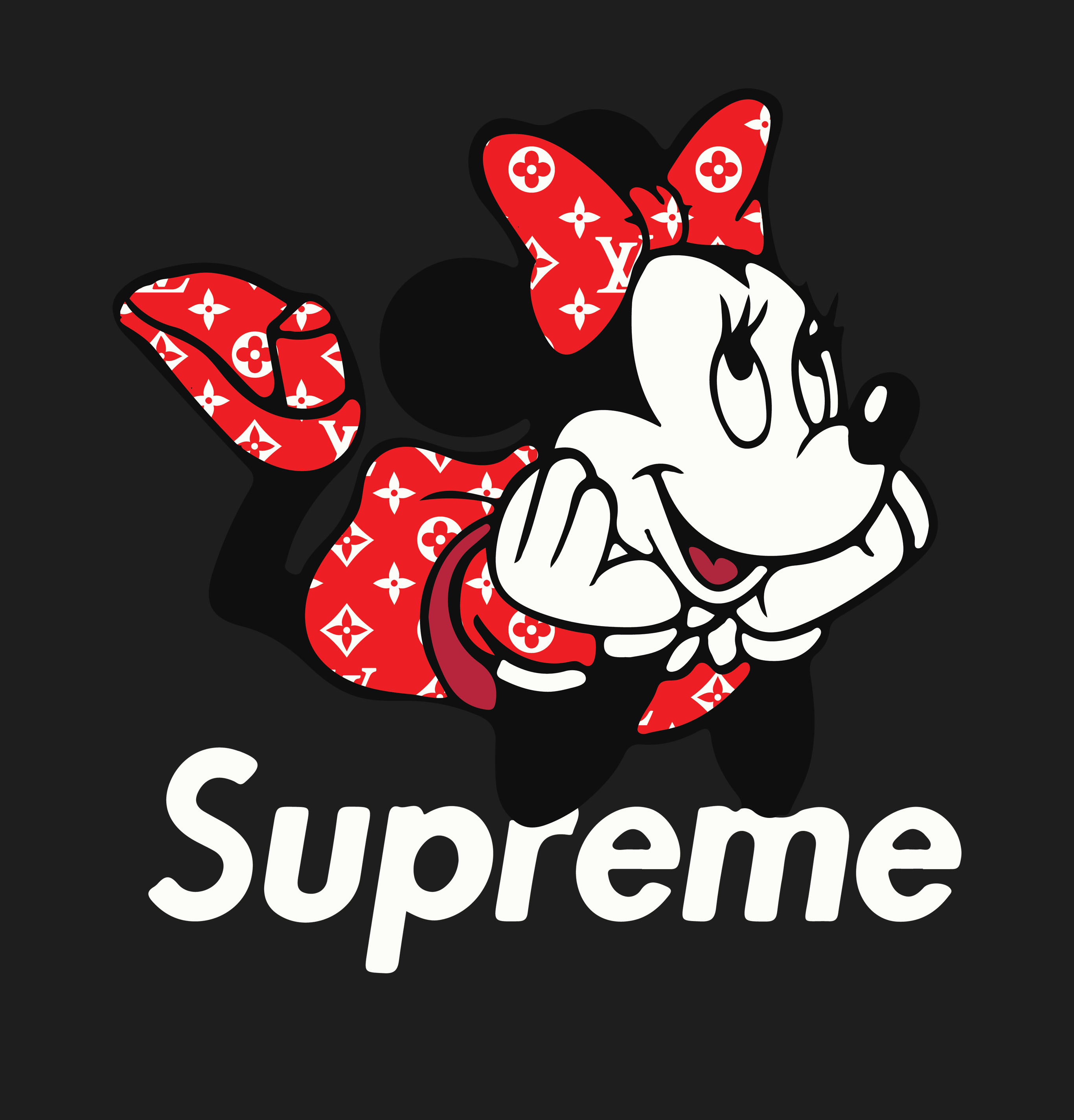 Supreme Minnie Mouse fashion Svg, Supreme brand Logo Svg, Su - Inspire ...