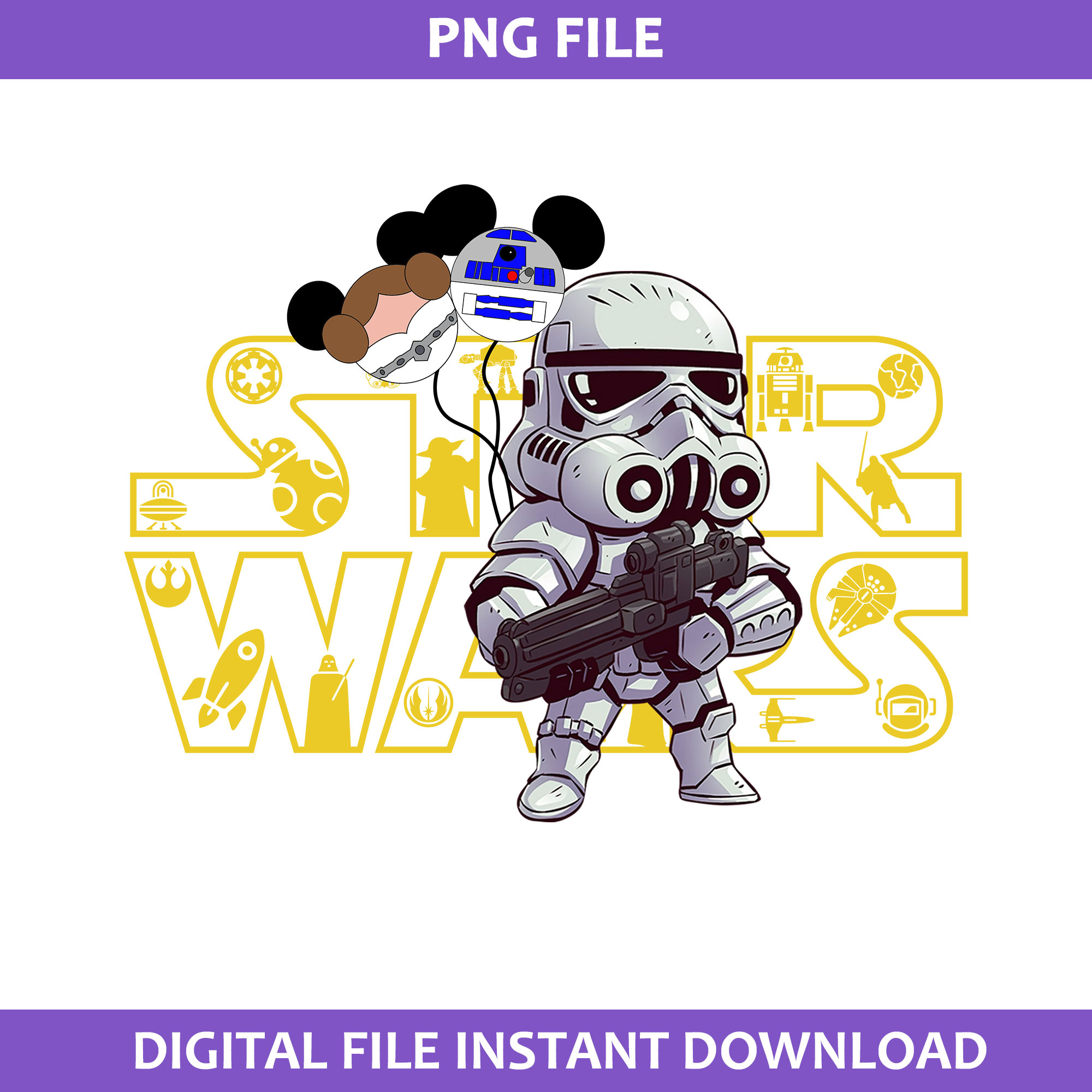 StormTrooper Balloon Mickey Png, StormTrooper Png, Disney St | Inspire ...