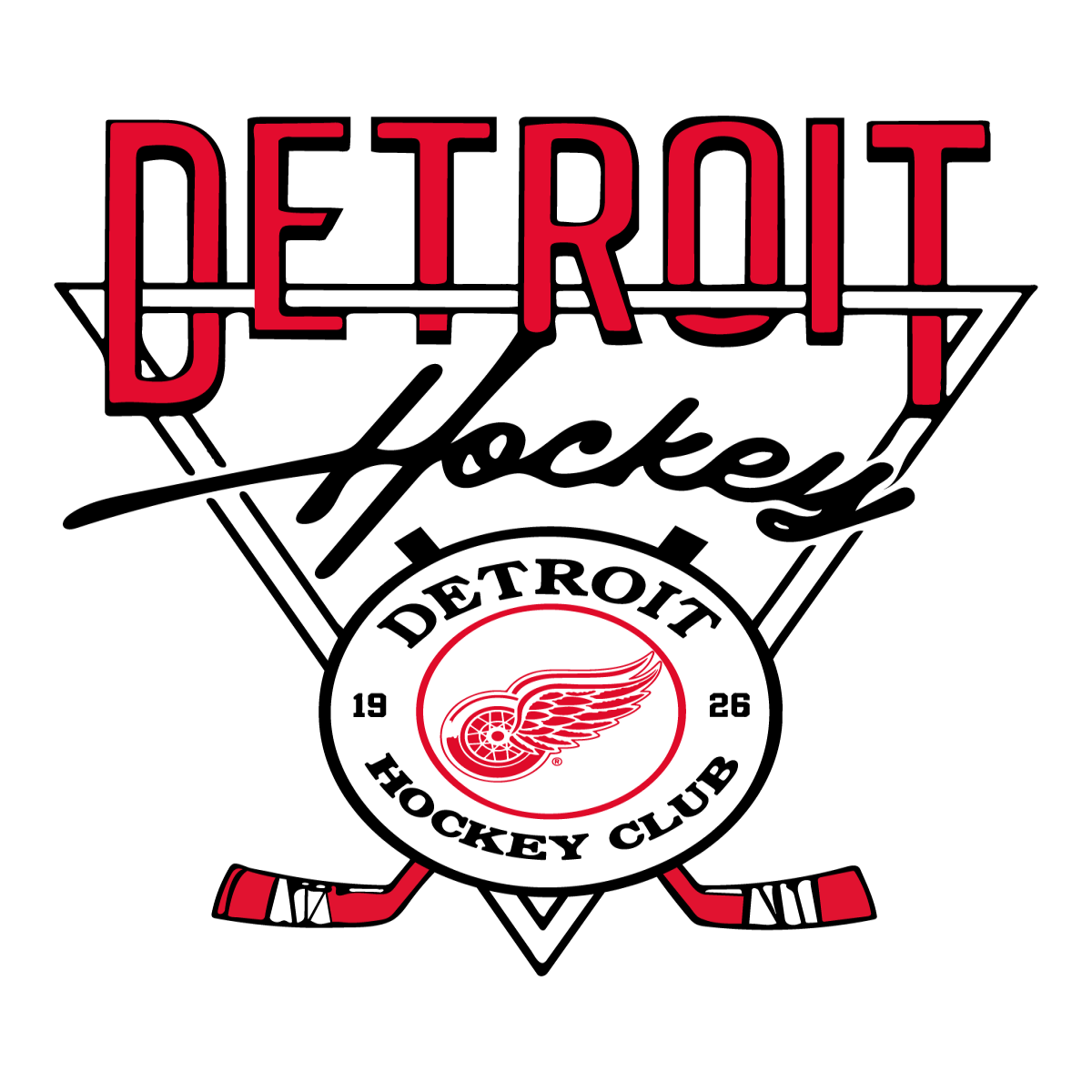 Detroid Hockey Club Logo 2022 SVG - Inspire Uplift