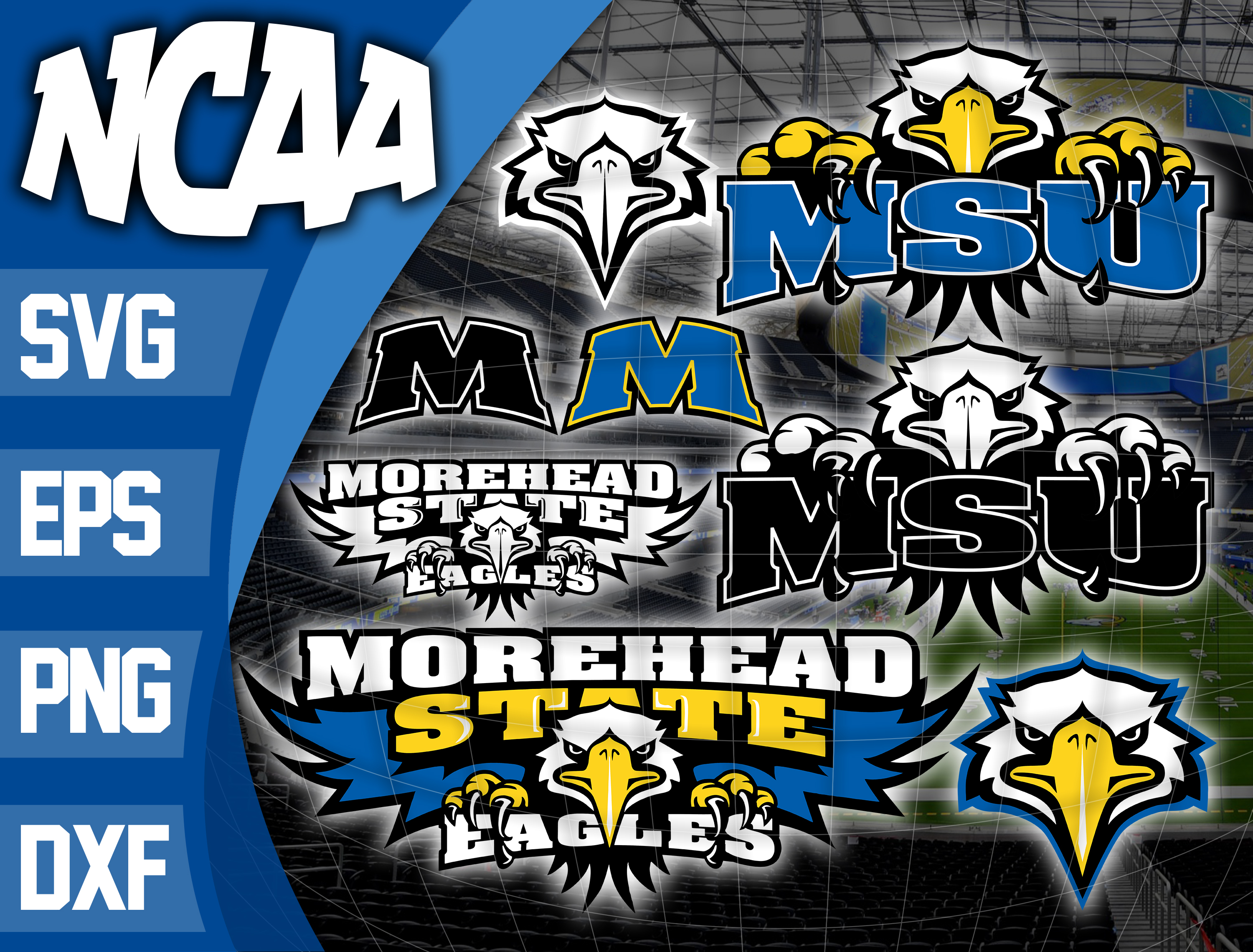 Logo Morehead State Eagles 2 bundle ncaa svg, ncaa svg ,Inst | Inspire ...
