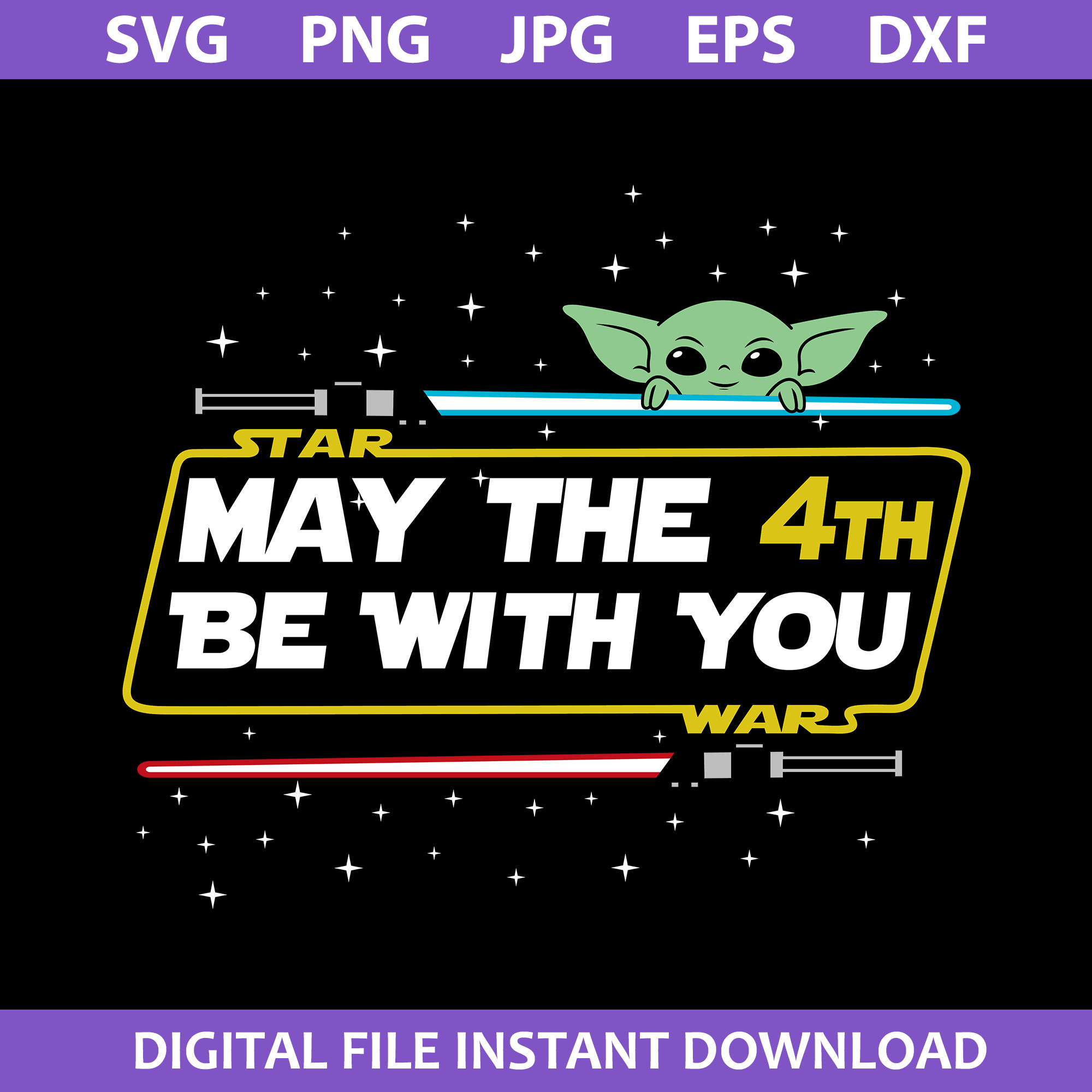 May The 4th Be With You Svg, Baby Yoda Svg, Star Wars Svg, P | Inspire ...