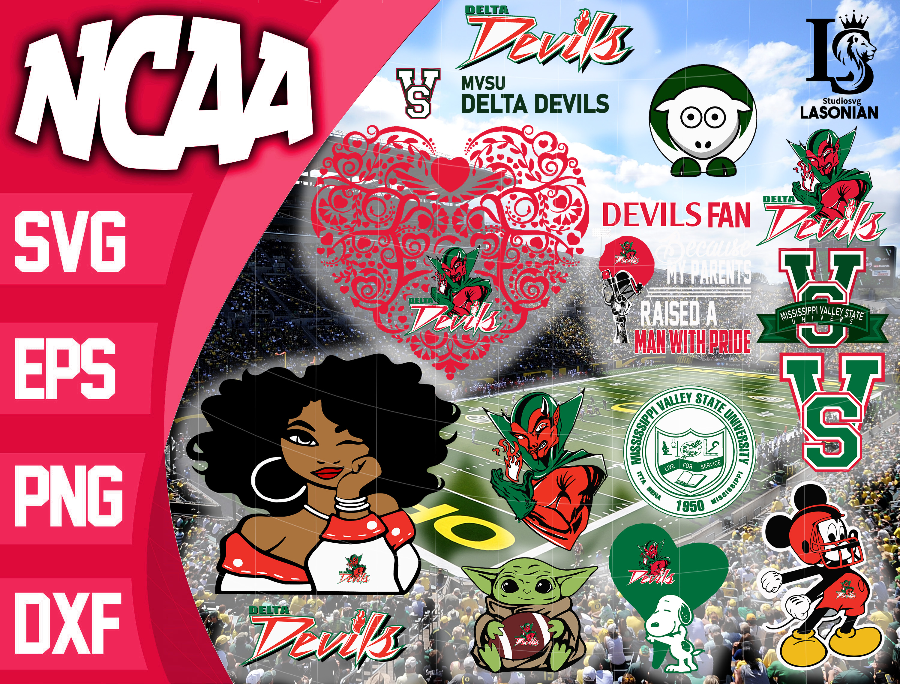 Mississippi Valley State Delta Devils bundle ncaa svg, ncaa | Inspire ...