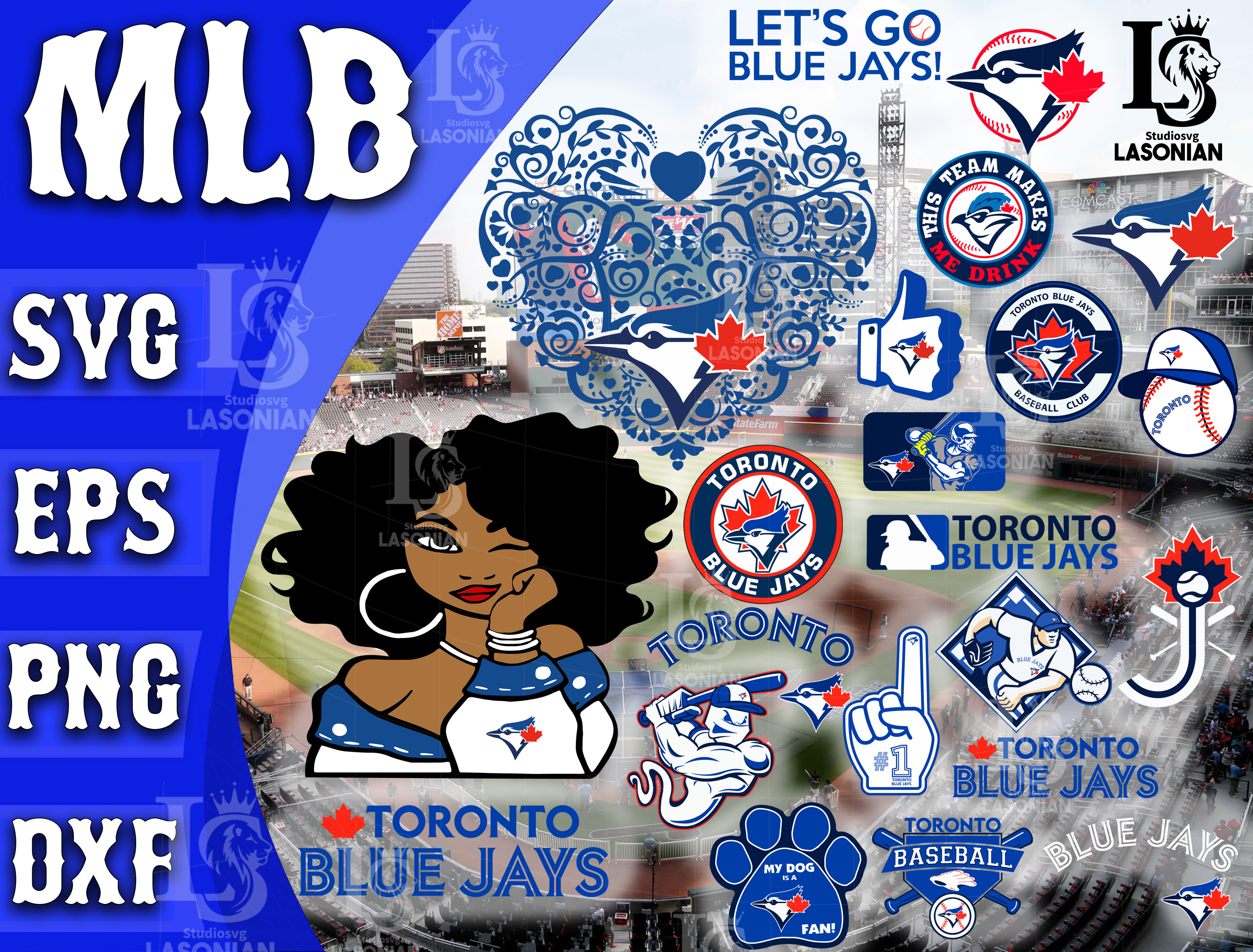 Toronto Blue Jays bundle mlb svg , mlb svg , Instant Downloa | Inspire ...
